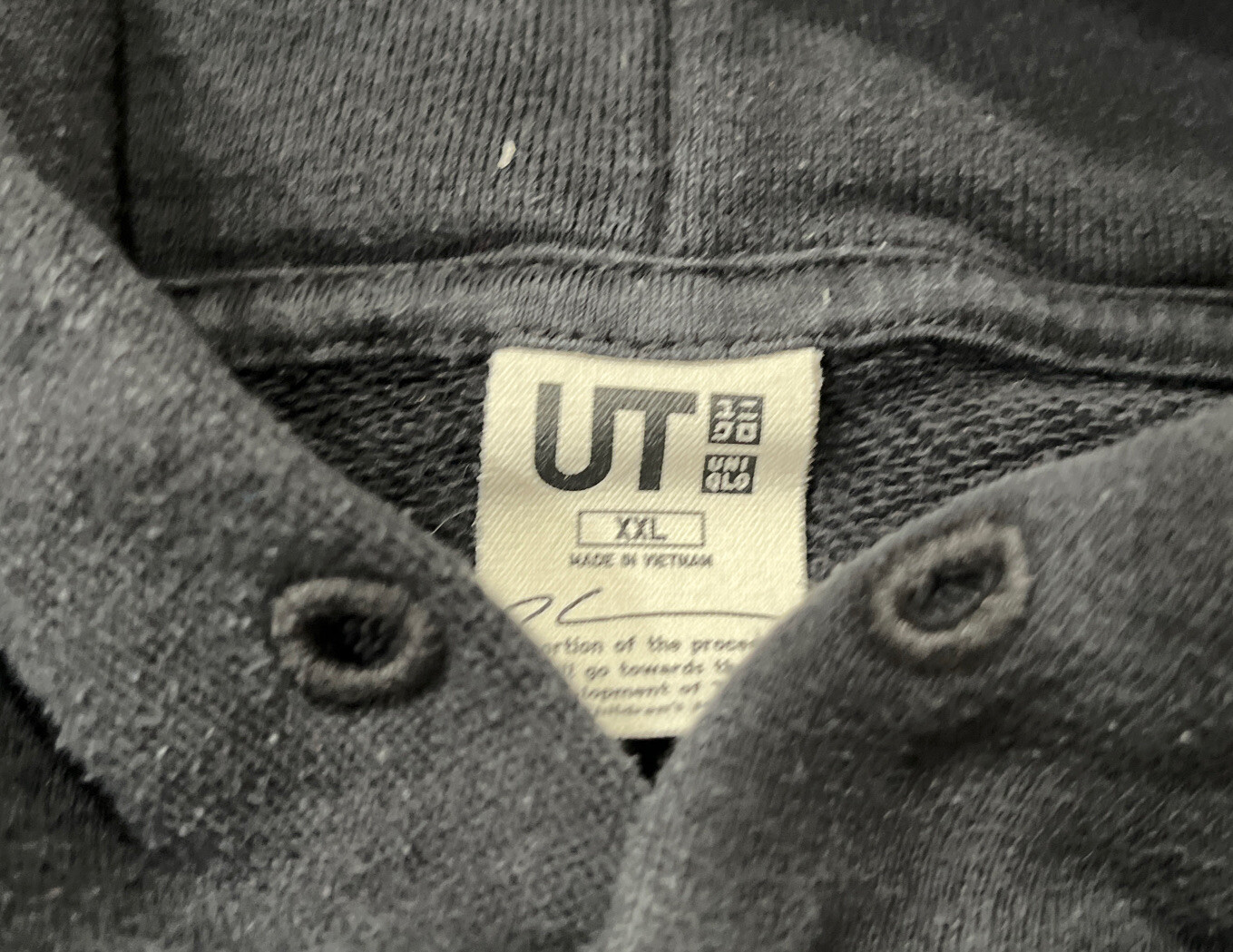 日本代購代標第一品牌【樂淘letao】－UNIQLO - Jeff Koons Balloon Dog Hoodie With Pocket - Black (size XXL) 1994 ...