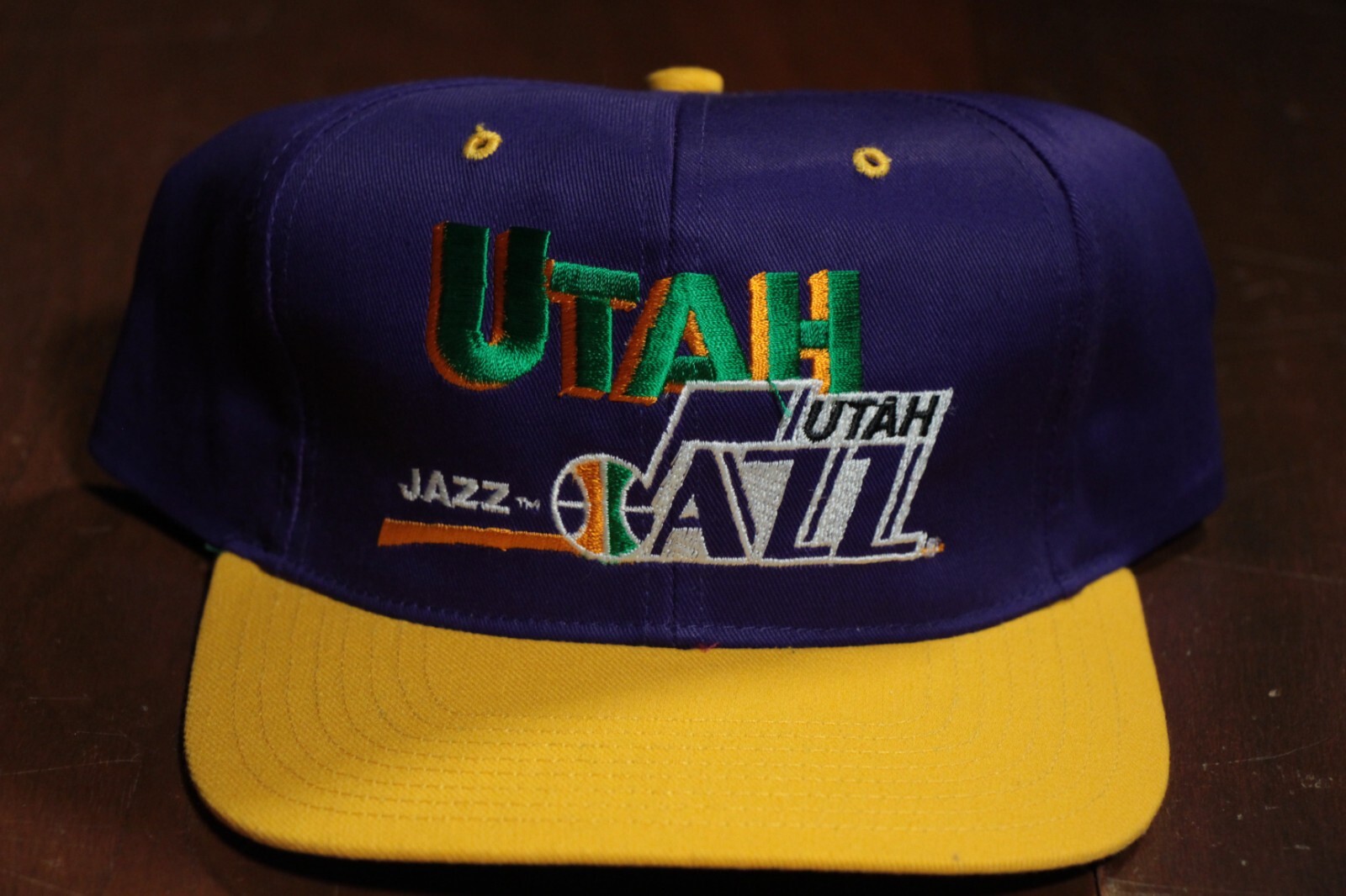 日本代購代標第一品牌【樂淘letao】－Vintage 90s Utah Jazz Twins Snapback Hat Cap NBA Basketball 海外 即決
