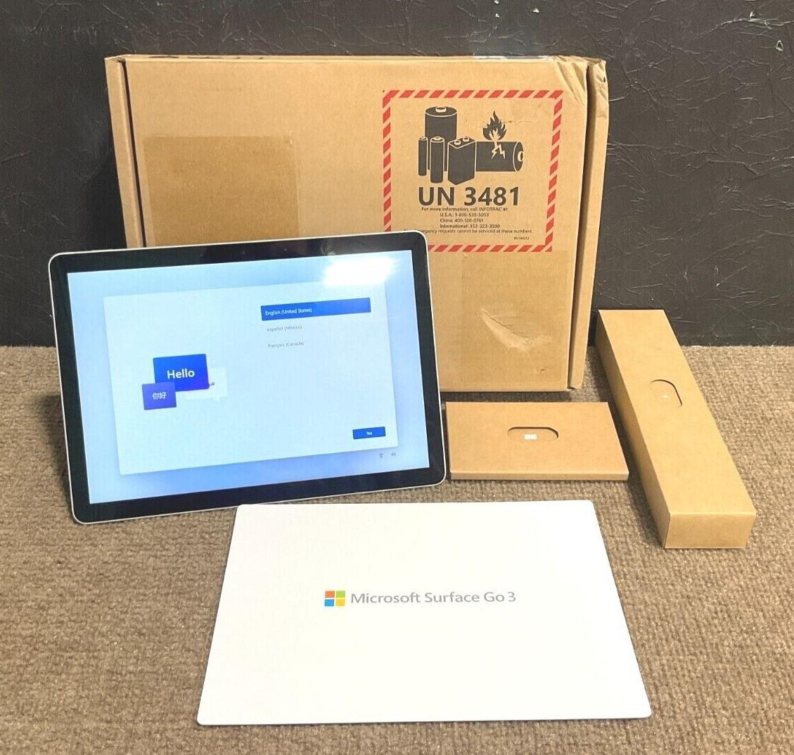 代購代標第一品牌－樂淘letao－Microsoft Surface Go 3 10.5" Touch i3-10100Y 8GB 256GB W10P Platinum 8 8VJ ...