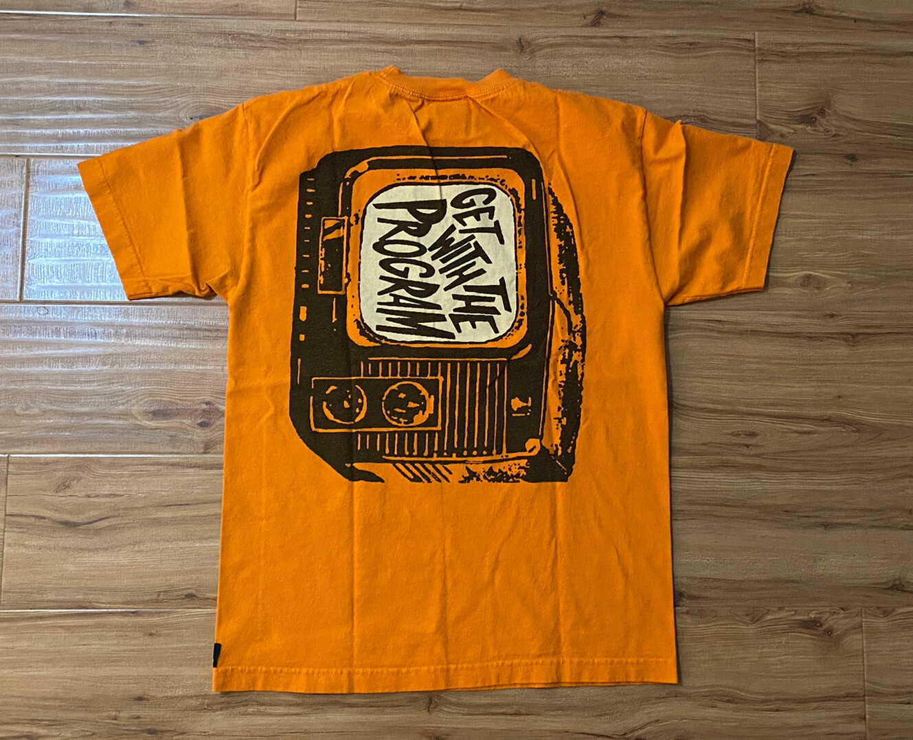 代購代標第一品牌－樂淘letao－Life's A Beach Get With The Program T-shirt Size Medium M Orange Surf Gear Tee ...