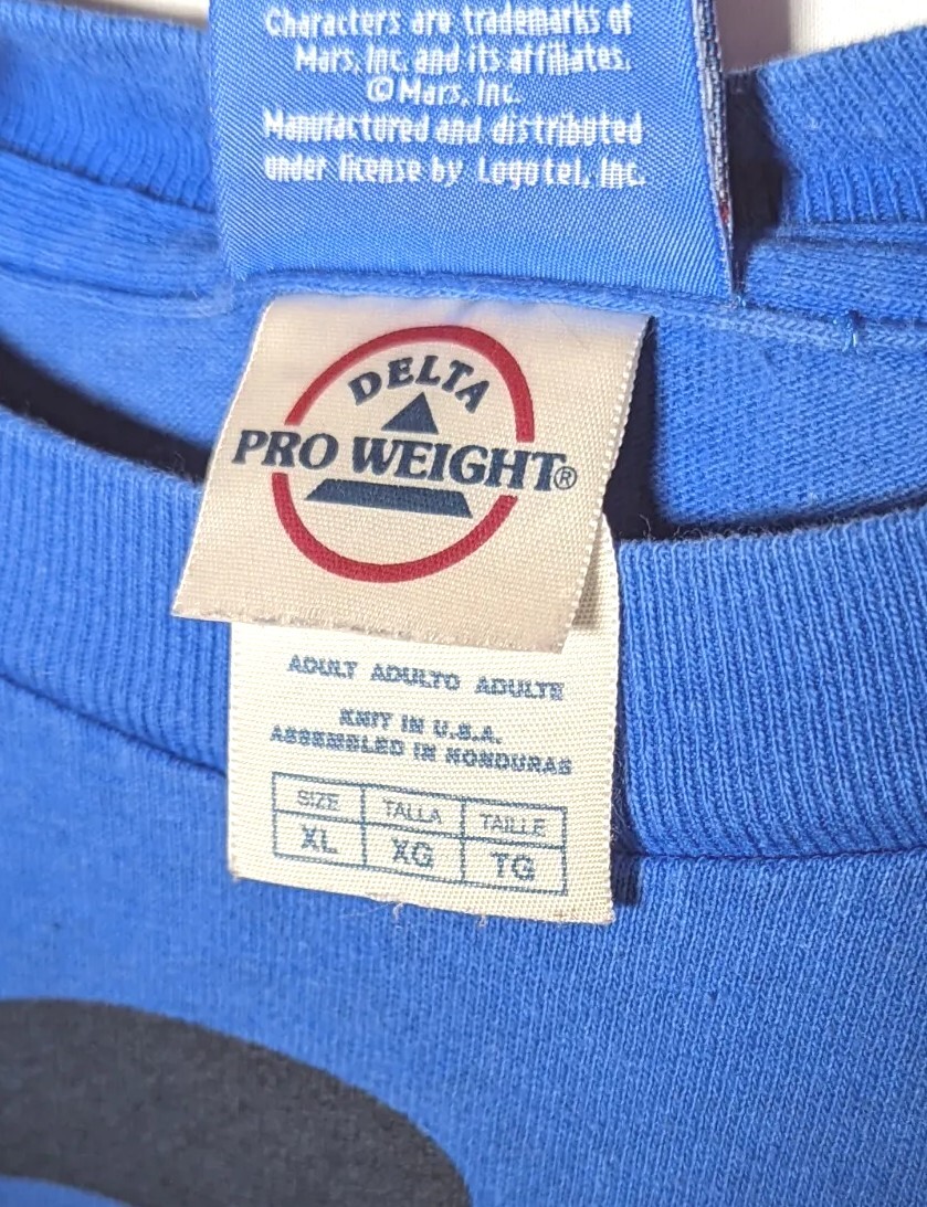 日本代購代標第一品牌【樂淘letao】－M&Ms blue Vintage '90s Y2K shirt blue fast ship XL VTG Delta Eminem red ...