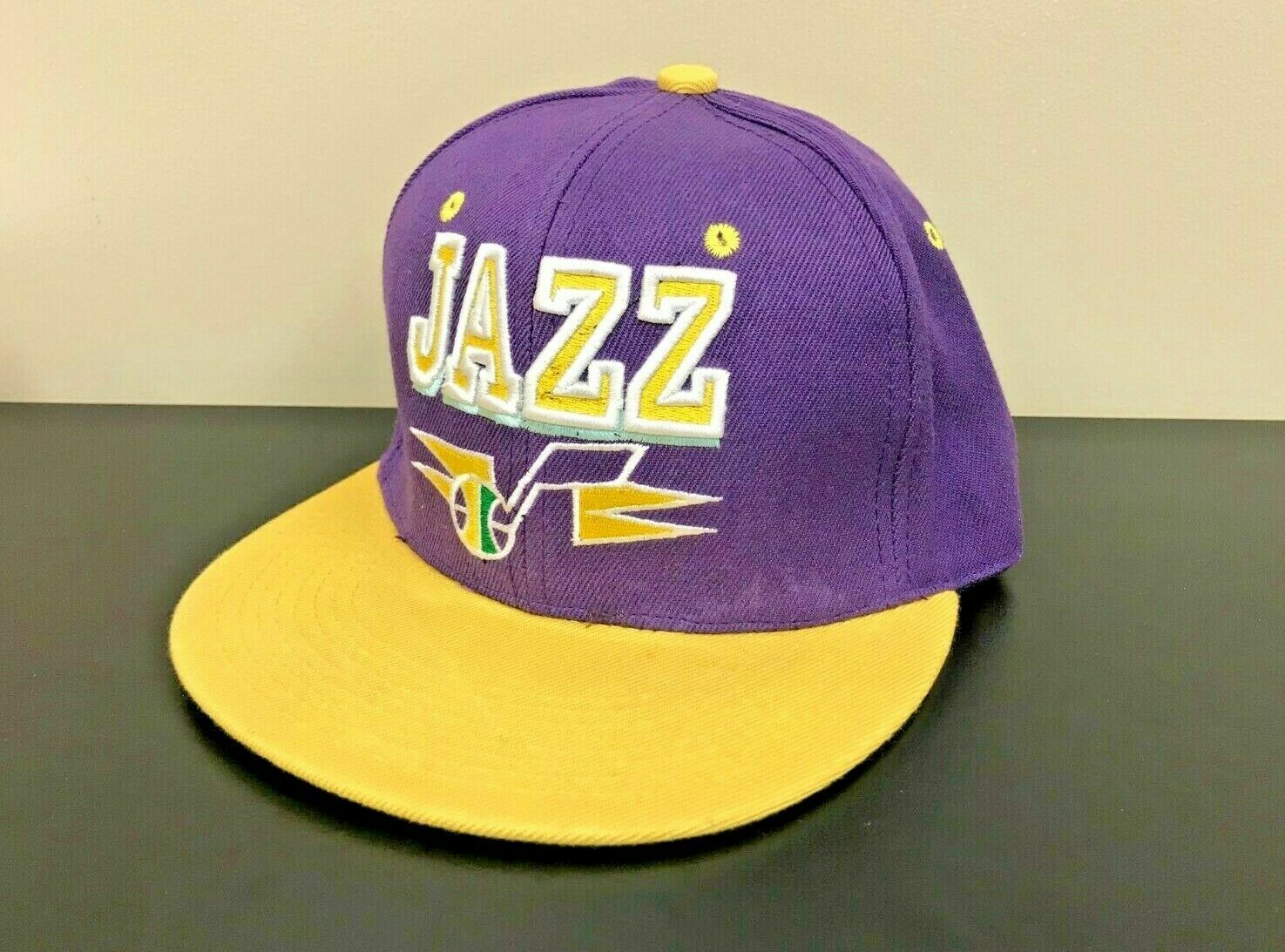 代購代標第一品牌－樂淘letao－Utah Jazz Mitchell & Ness Hardwood Classic Snapback Hat, Cap Purple Yellow NBA ...