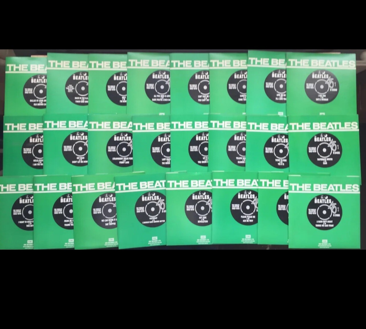 Yahoo!オークション - THE ビートルズ 45's COLLECTION 1977 25 バイナ...