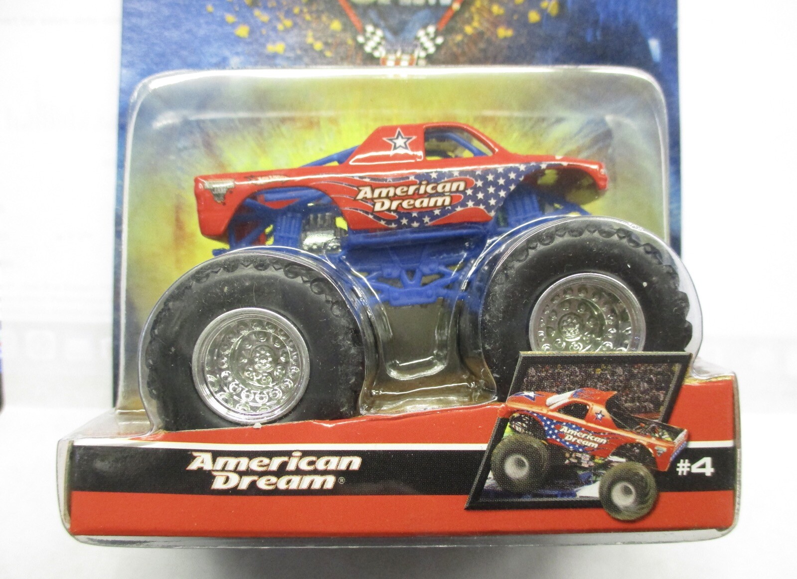日本代購代標第一品牌【樂淘letao】－2006 HOT WHEELS MONSTER JAM AMERICAN DREAM RED #4 MJ723 海外 即決