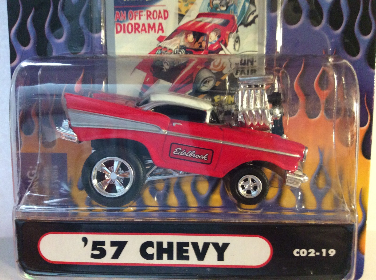 日本代購代標第一品牌【樂淘letao】－MUSCLE MACHINES CARTOONS 1957 CHEVY - DIECAST CAR 1/64 - 57 CHEVY - RED 海外 即決