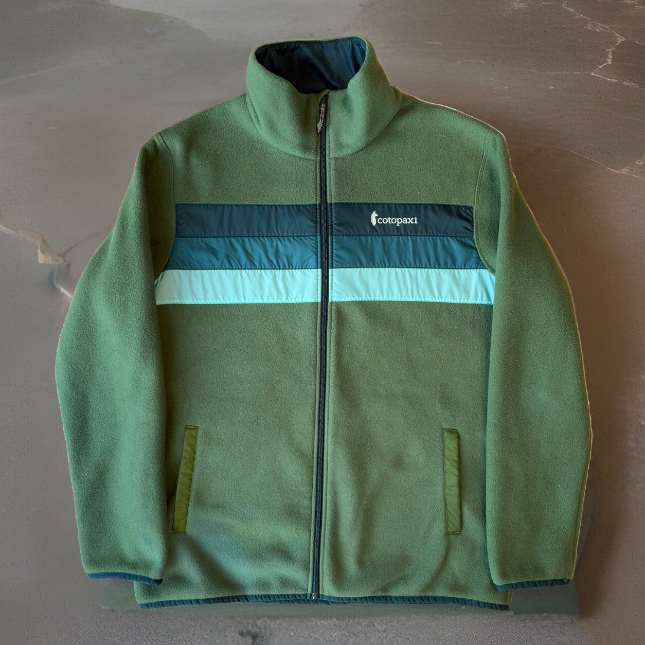 日本代購代標第一品牌【樂淘letao】－Cotopaxi Teca Fleece Jacket XL Green Full Zip Casual Outerwear Utah Colorado ...