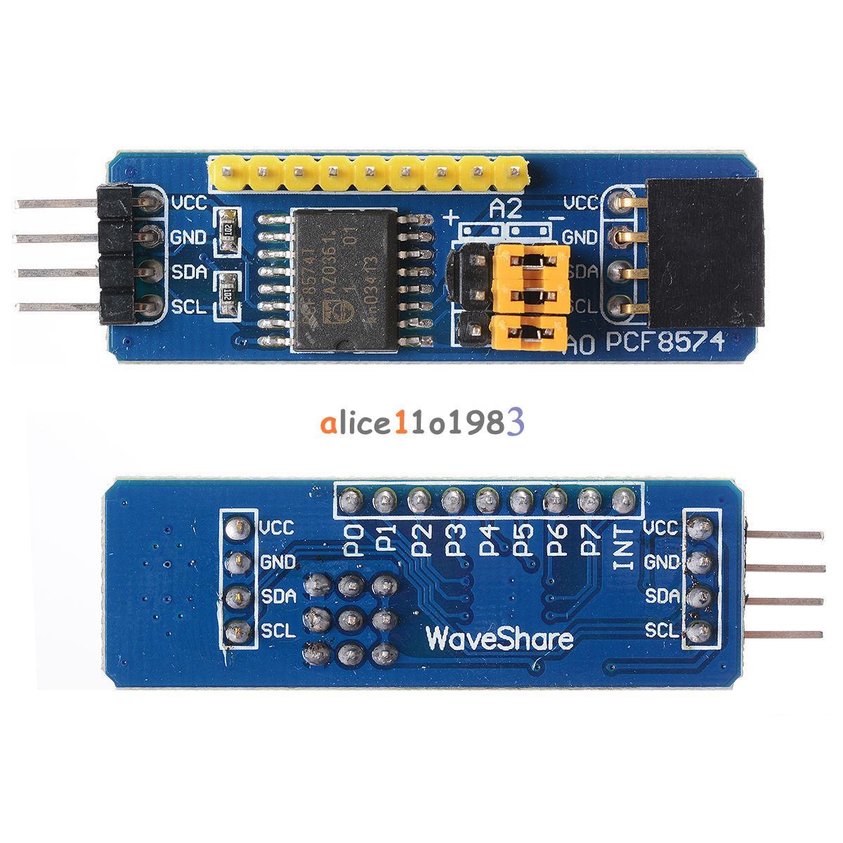 PCF8574 IO Expansion Board I/O Expander I2C-Bus Evaluation Development ... PCF8574 IO Expansion Board I/O Expander I2C-Bus Evaluation Development ...