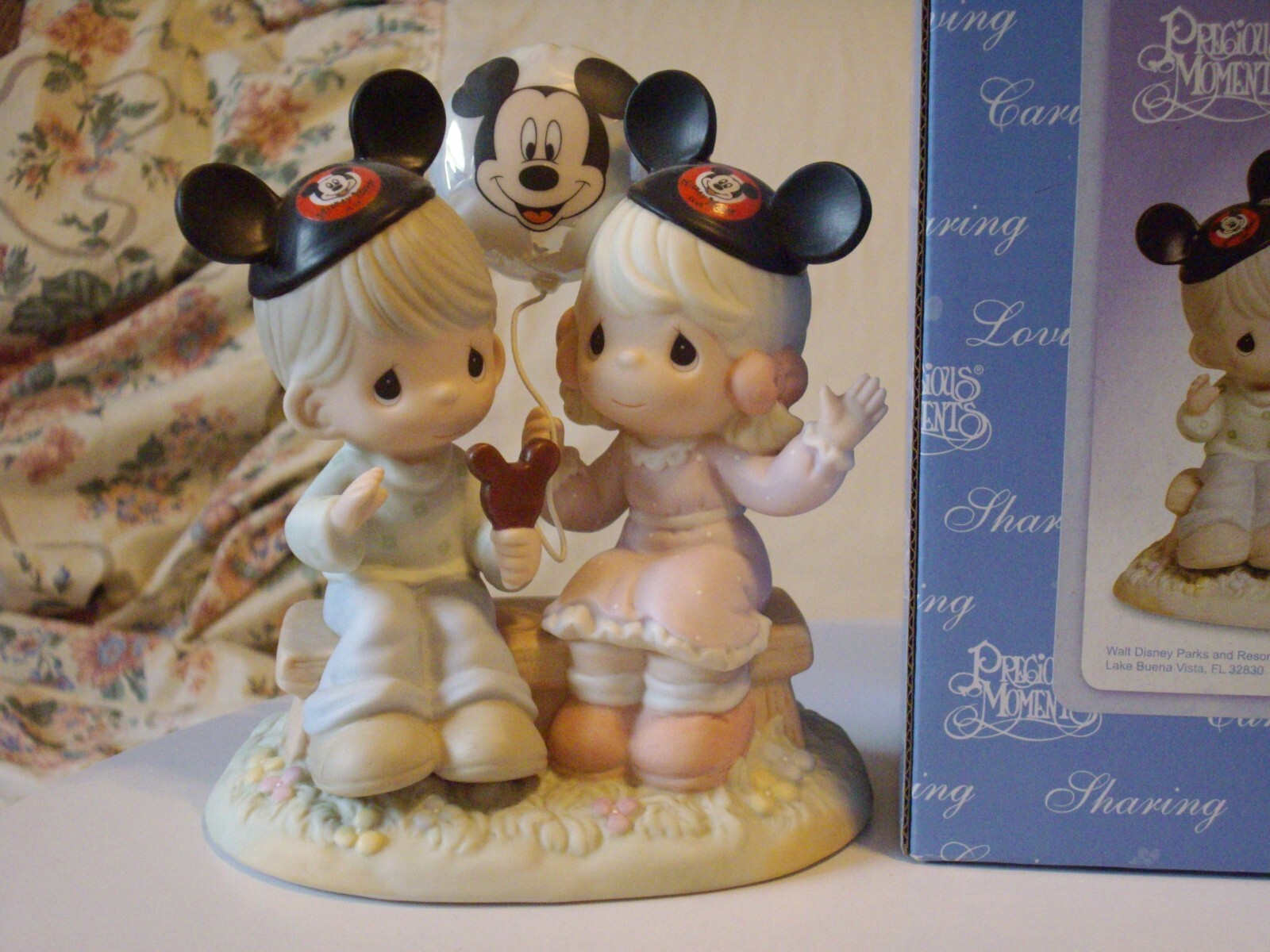 日本代購代標第一品牌【樂淘letao】－DISNEY Precious Moments TWO MOUSEKETEERS "Happiness is Best Shared Together ...