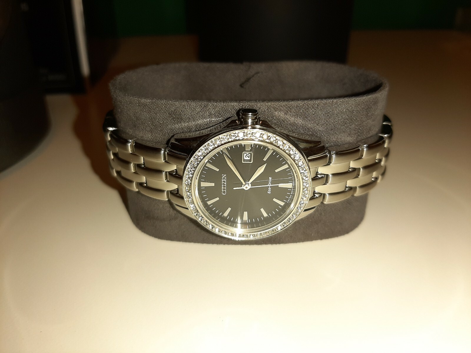 日本代購代標第一品牌【樂淘letao】－$250 Citizen EW1901-58E Women's Eco-Drive Crystal Accent Stainless Steel ...