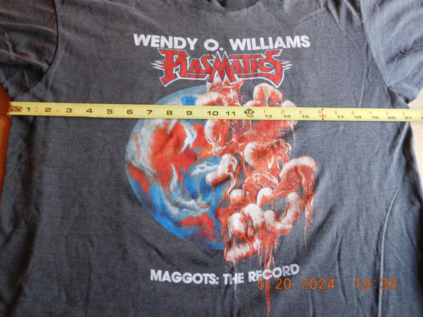 日本代購代標第一品牌【樂淘letao】－#109 VINTAGE PLASMATICS MAGGOTS 1987 TOUR T SHIRT WENDY O WILLIAMS 海外 即決