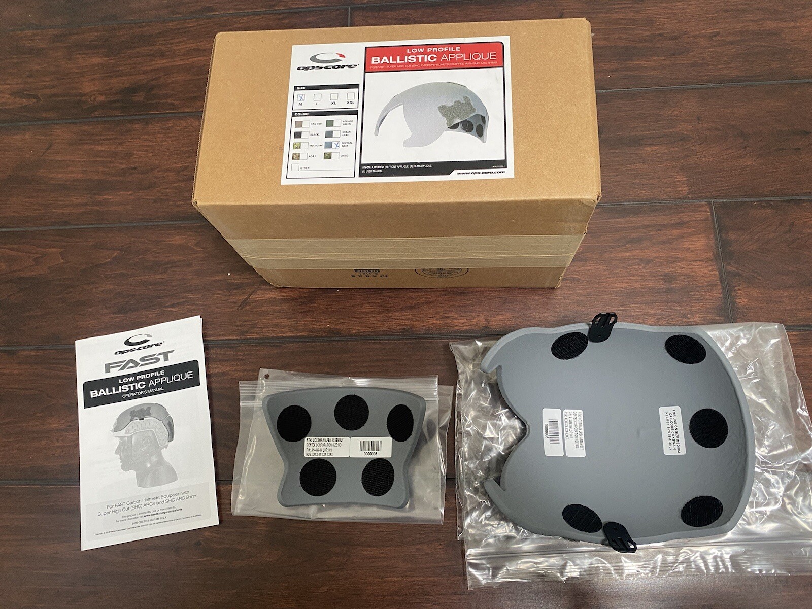 代購代標第一品牌－樂淘letao－Ops Core Carbon SF Low Profile Applique MEDIUM Neutral Grey Helmet Tactical 海外 即決