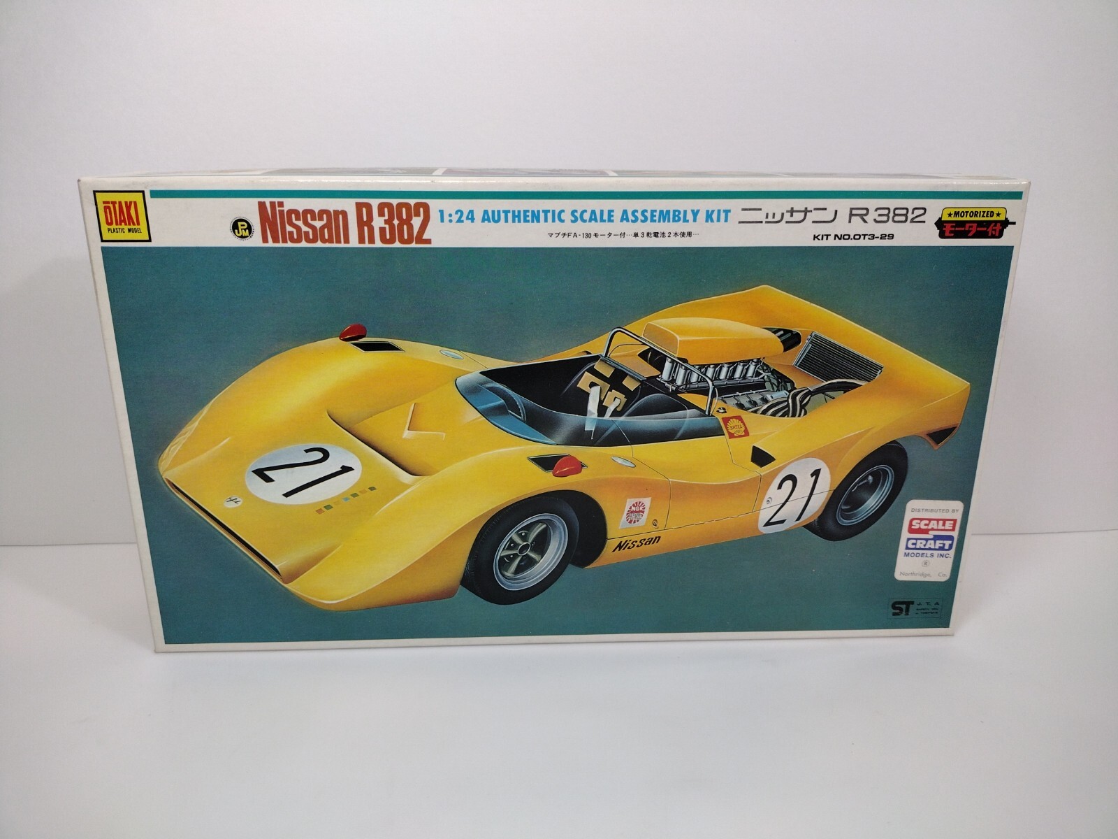 日本代購代標第一品牌【樂淘letao】－Otaki Nissan R382 Motorized 1/24 Authentic Scale Model Kit #14622 NEW RARE 海外 即決