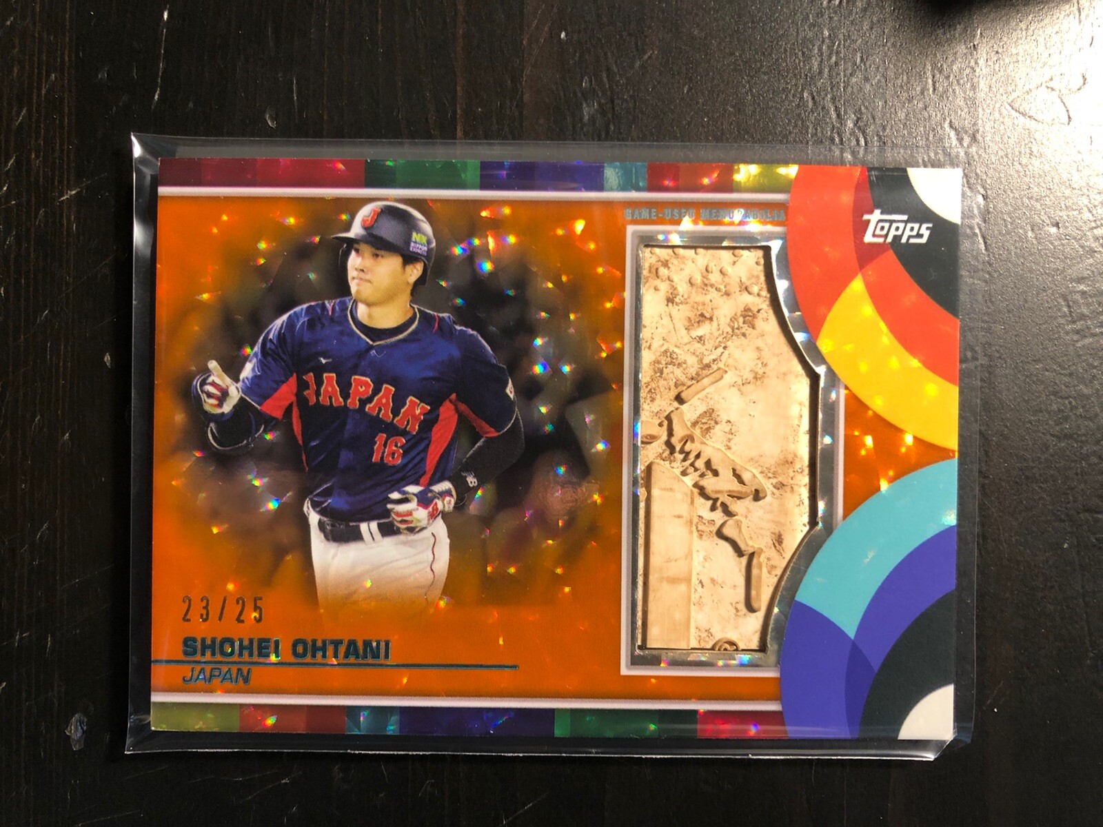 日本代購代標第一品牌【樂淘letao】－2023 Topps World Baseball Classic Game Used Base Relic Shohei Ohtani Orange ...