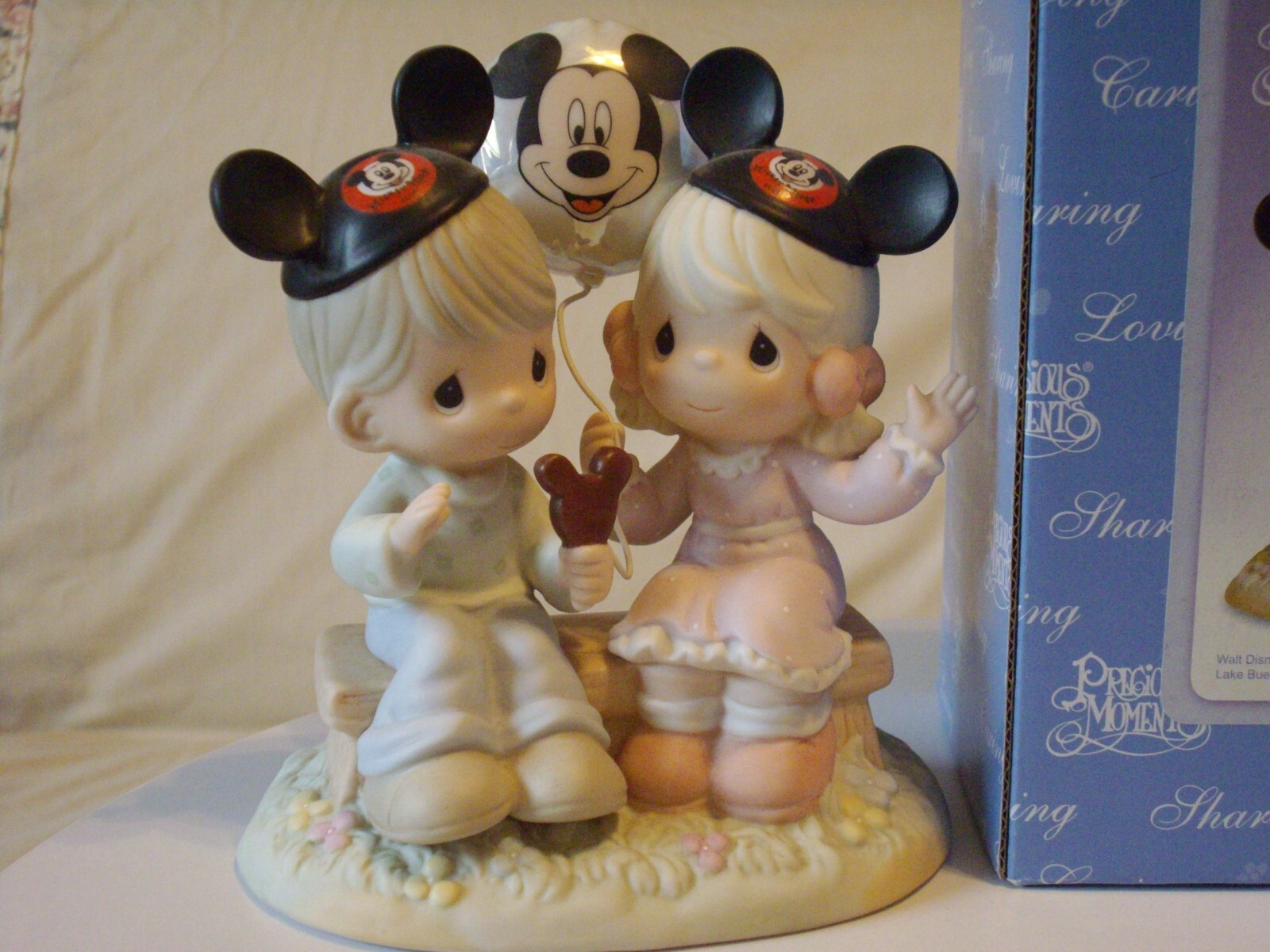 日本代購代標第一品牌【樂淘letao】－DISNEY Precious Moments TWO MOUSEKETEERS "Happiness is Best Shared Together ...