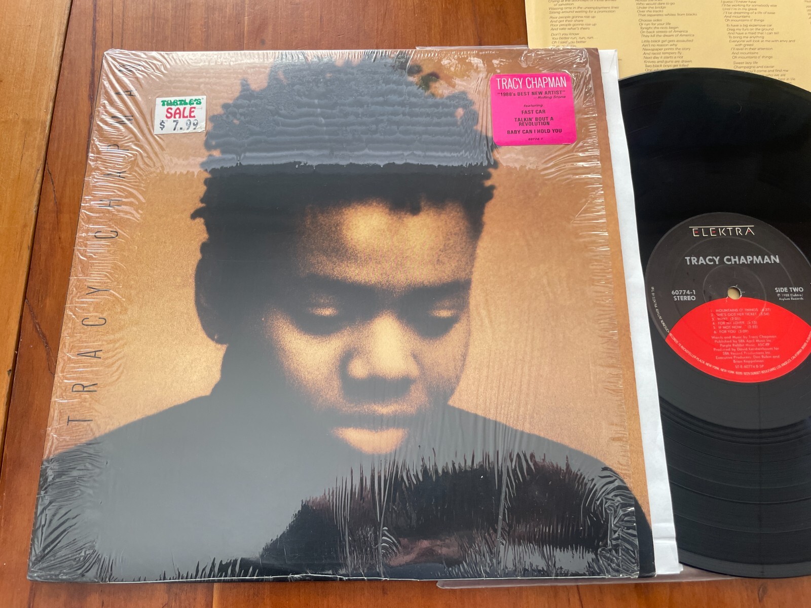 日本代購代標第一品牌【樂淘letao】－TRACY CHAPMAN Selt Titled LP Orig 1988 Specialty Press in SHRINK w/ HYPE EX ...