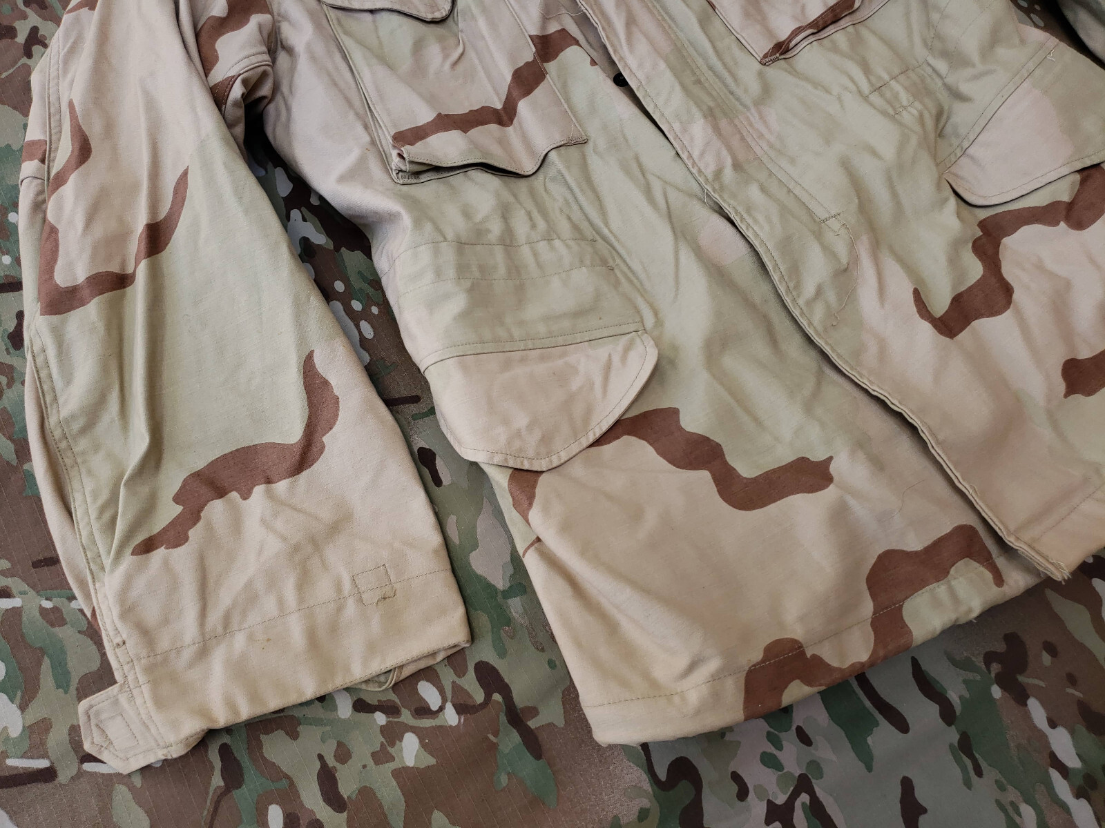 Yahoo!オークション - USGI NAVY ARMY USAF USMC M65 DCU FIELD COAT ...