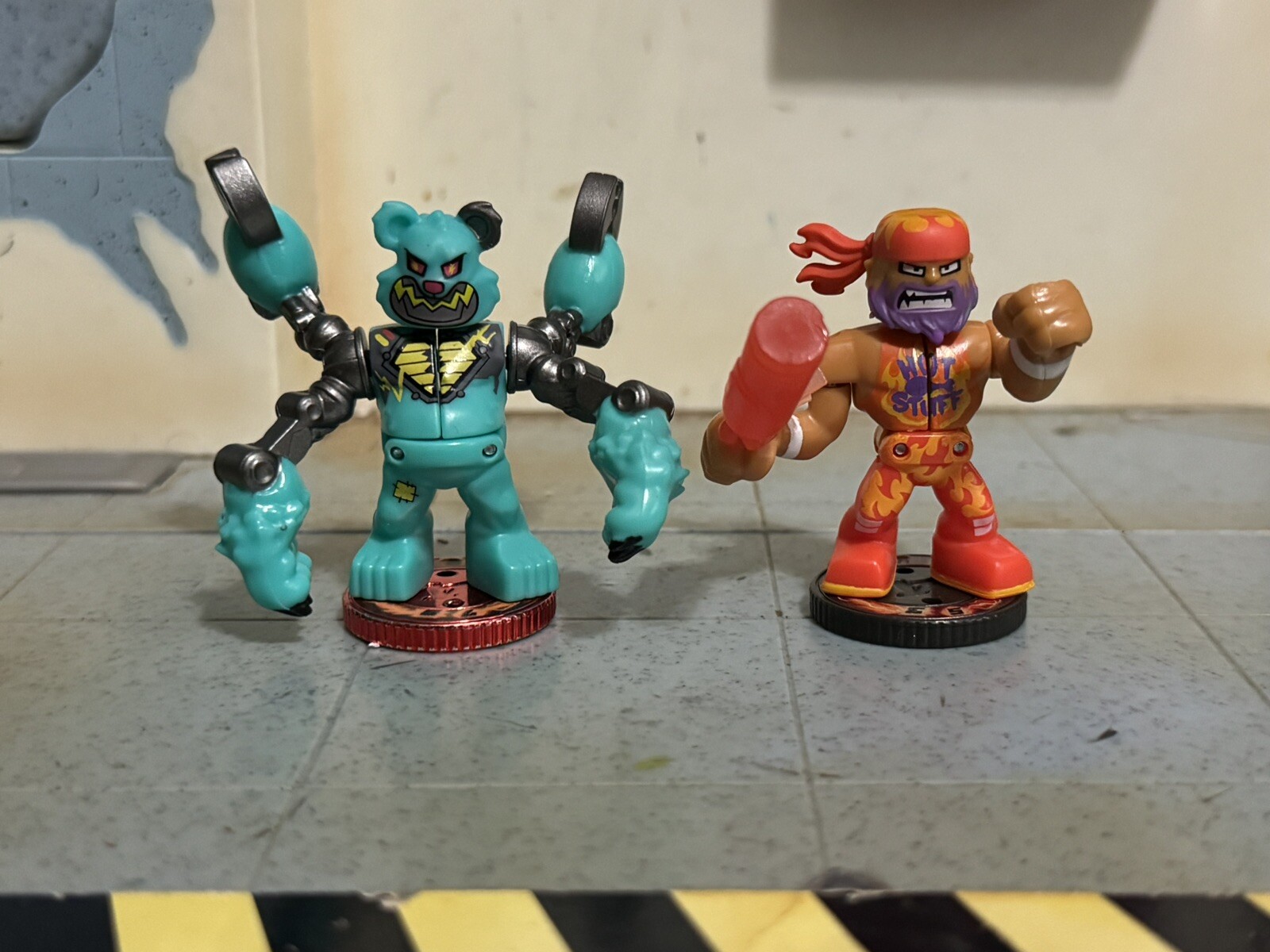 日本代購代標第一品牌【樂淘letao】－Lot of 7 Akedo Warriors Different Base Figures with 1 Joystick Great ...