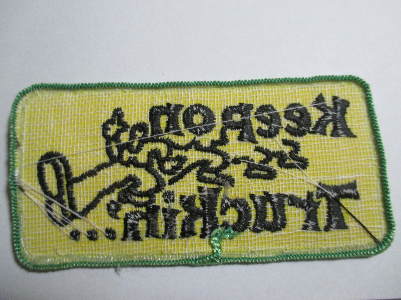 代購代標第一品牌－樂淘letao－Keep On Truckin Patch NOS Vintage Original Trucker Rig Hippie 70's 海外 即決