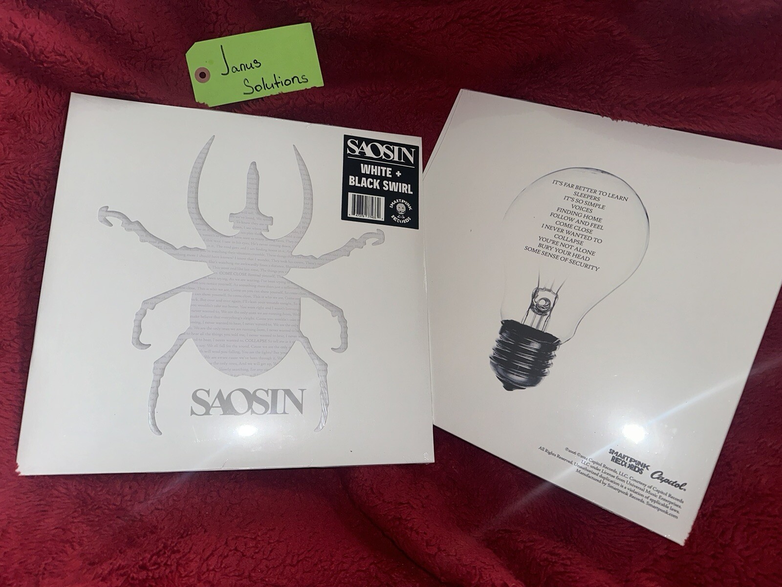 日本代購代標第一品牌【樂淘letao】－Saosin - Self Titled バイナル LP (White & Black Swirl) Limited Edition x/1000 海外 即決