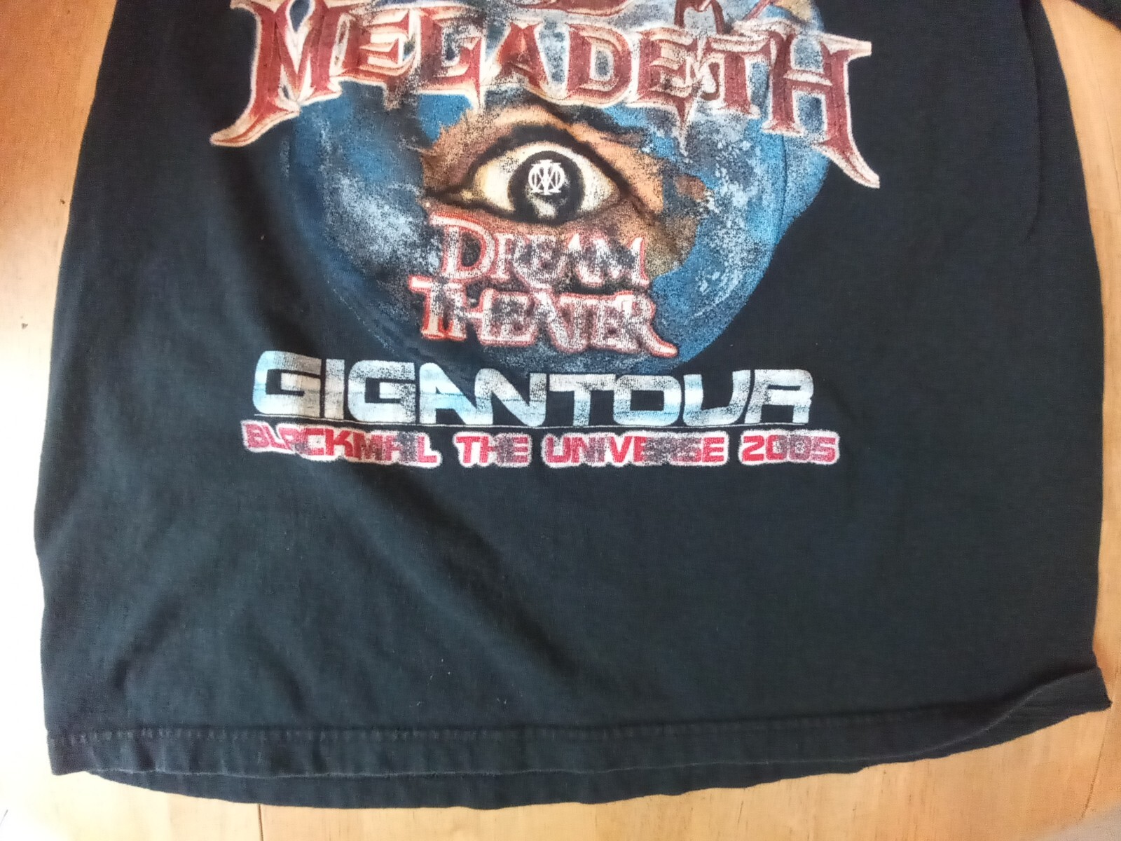 日本代購代標第一品牌【樂淘letao】－Vintage Gigantour 2005 Large T-Shirt Megadeth Dream Theater 海外 即決