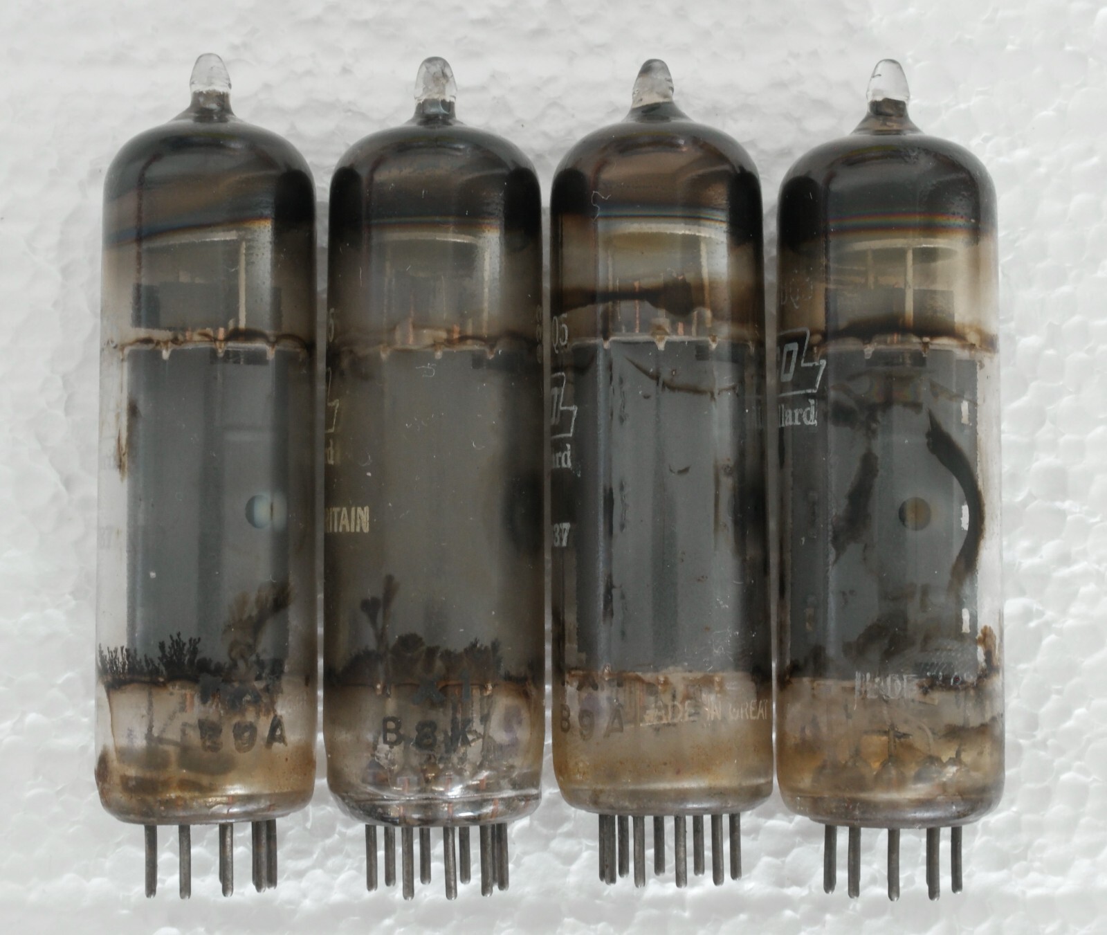 代購代標第一品牌－樂淘letao－4 Eico/Mullard EL84/6BQ5 Vacuum Tubes : Date Code rX1 海外 即決