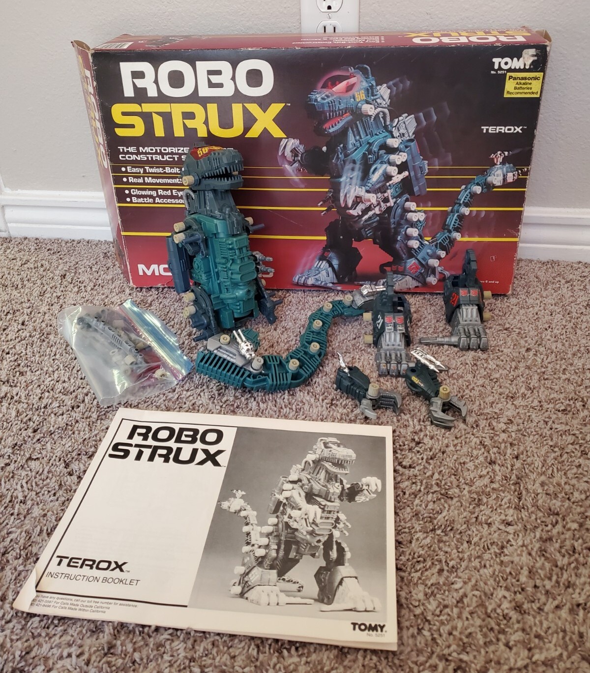 日本代購代標第一品牌【樂淘letao】－Vintage Tomy Zoids Robo Strux Terox Vintage 1985 w/ Original Box and ...