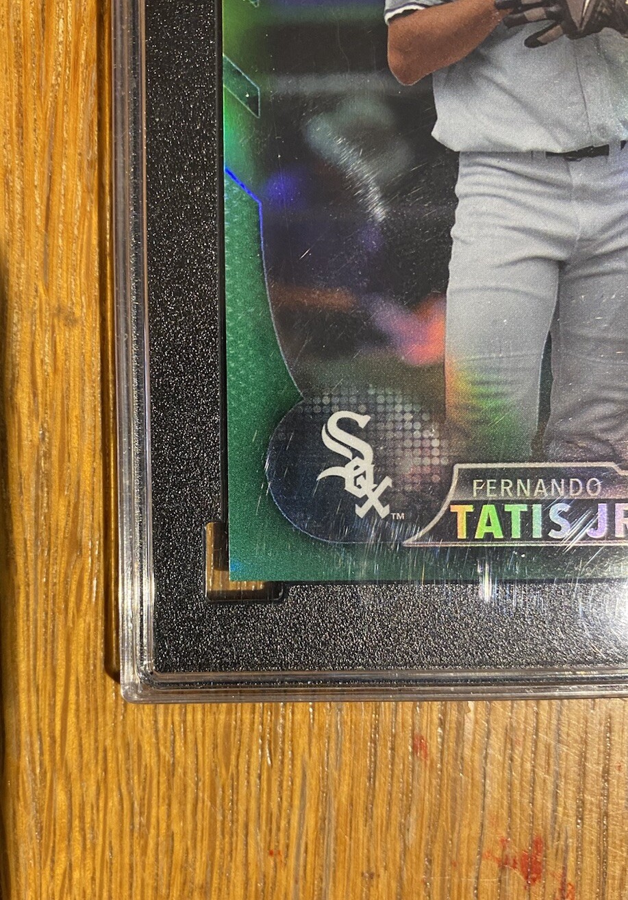 日本代購代標第一品牌【樂淘letao】－2016 Bowman Chrome BCP17 Fernando Tatis Jr Green Refractor #/99 SGC 10 1st ...