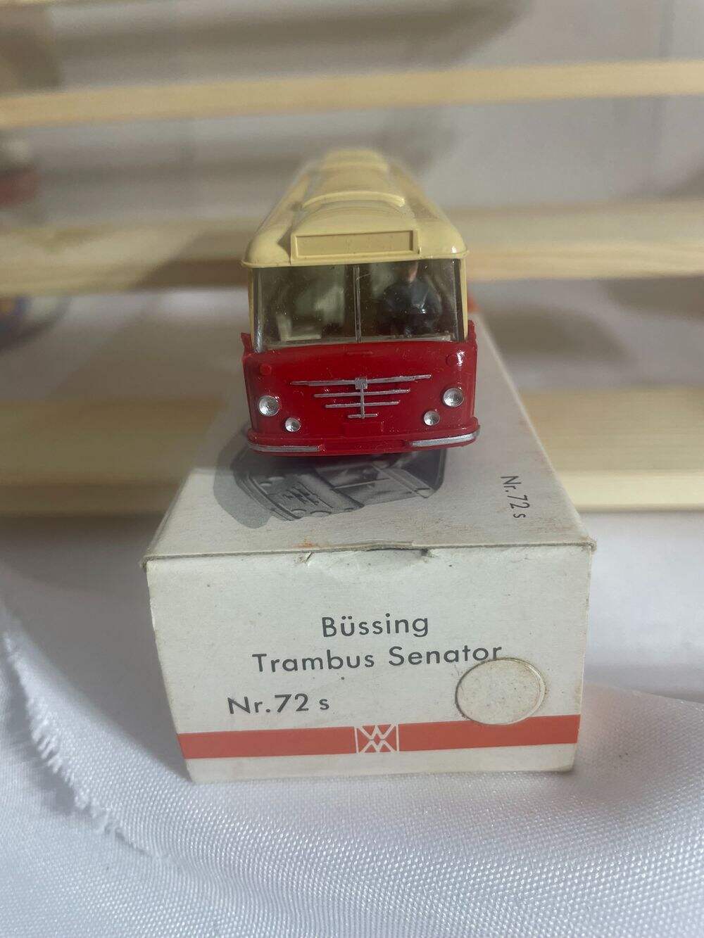 日本代購代標第一品牌【樂淘letao】－1968 WIKING Nr. 72s BUSSING TRAMBUS SENATOR 1:87 SCALE NEW IN BOX W. GERMANY ...