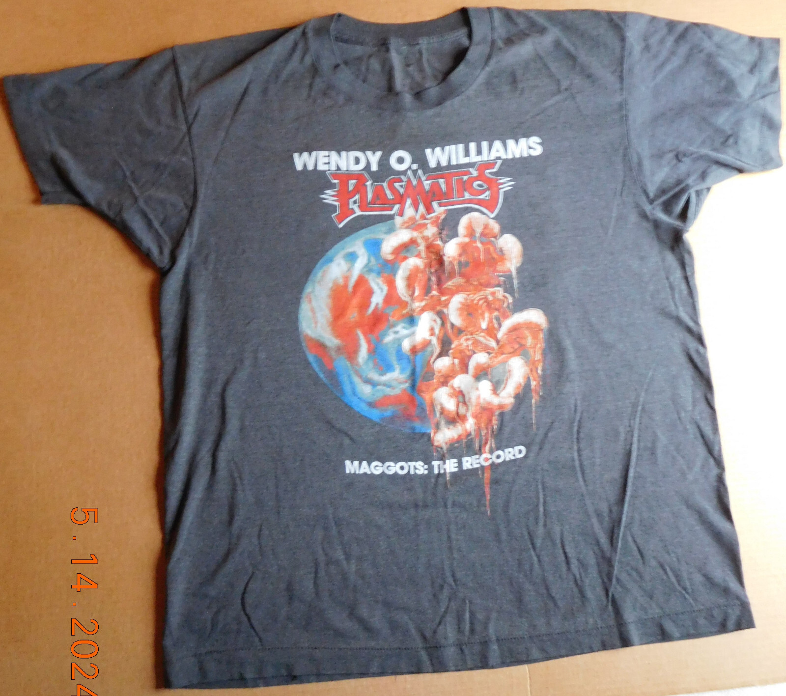 日本代購代標第一品牌【樂淘letao】－#109 VINTAGE PLASMATICS MAGGOTS 1987 TOUR T SHIRT WENDY O WILLIAMS 海外 即決