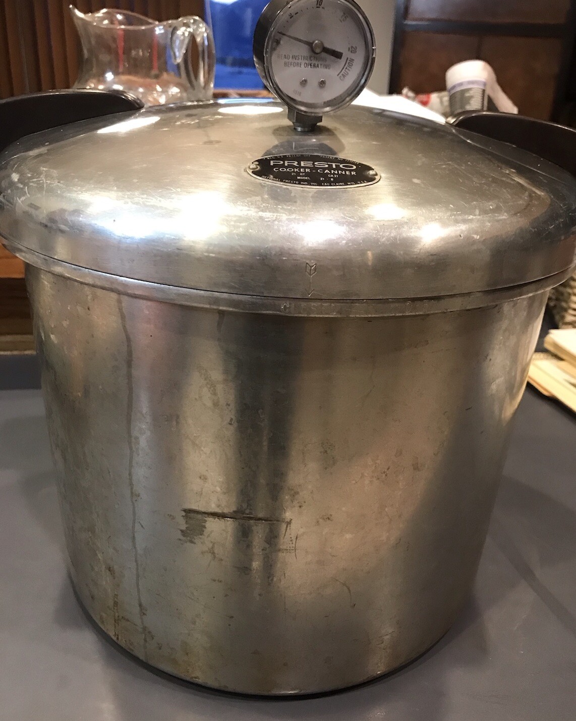 日本代購代標第一品牌【樂淘letao】－Vintage Large PRESTO Pressure Cooker Canner 21 Quart Model 21-B Seal 海外 即決