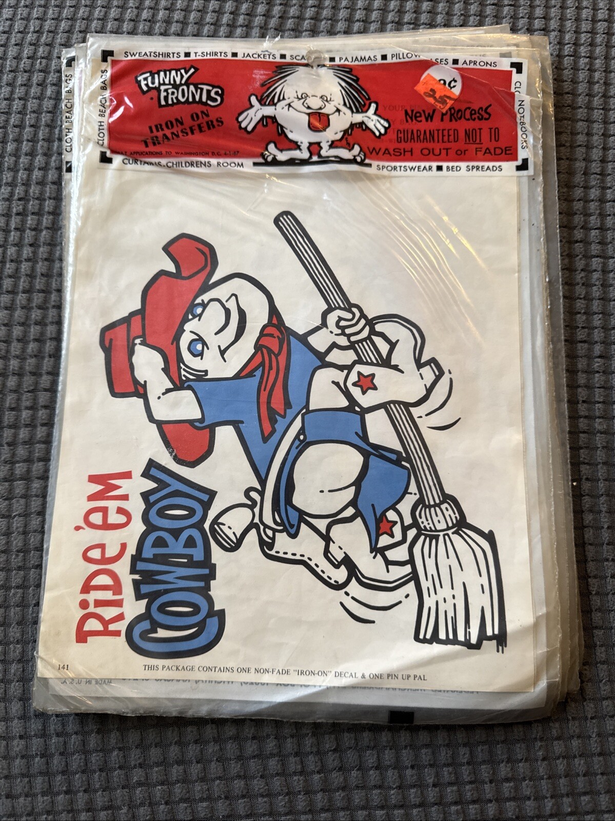 日本代購代標第一品牌【樂淘letao】－Lot Of 6 Vintage Funny Fronts Iron On Transfers-Risqu 海外 即決