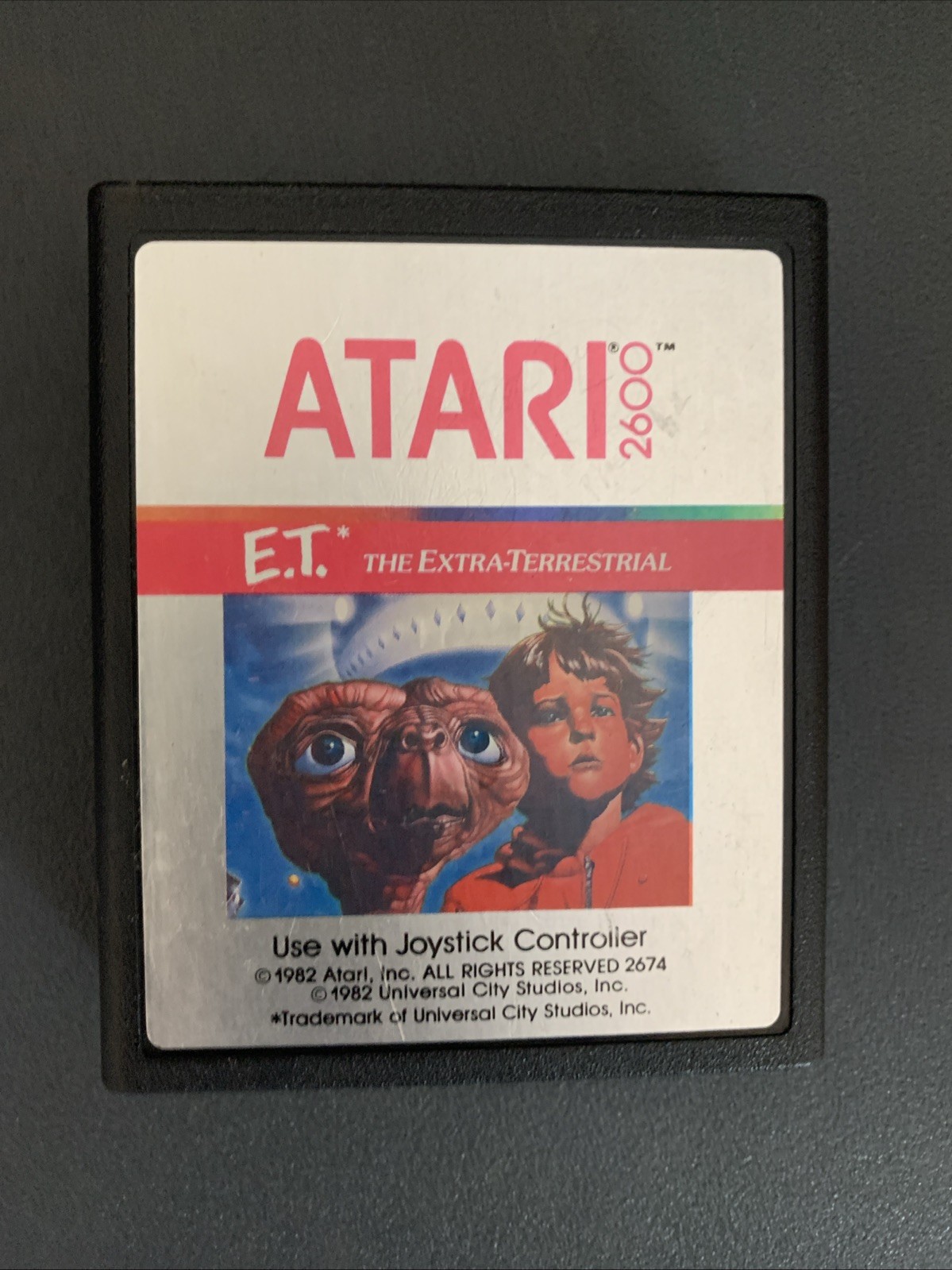 【樂淘letao】日本代購代標第一品牌－E T. The Extra Terrestrial Atari 2600 Video Game Cartridge Only 1982 海外 即決