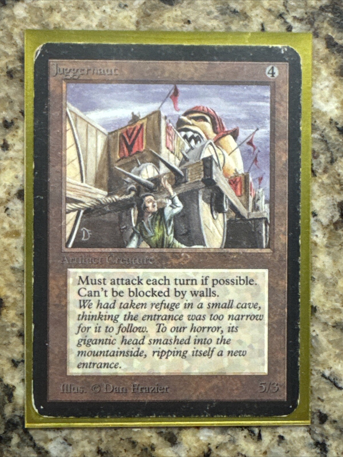 日本代購代標第一品牌【樂淘letao】－Magic the Gathering MTG Alpha Juggernaut HP 海外 即決