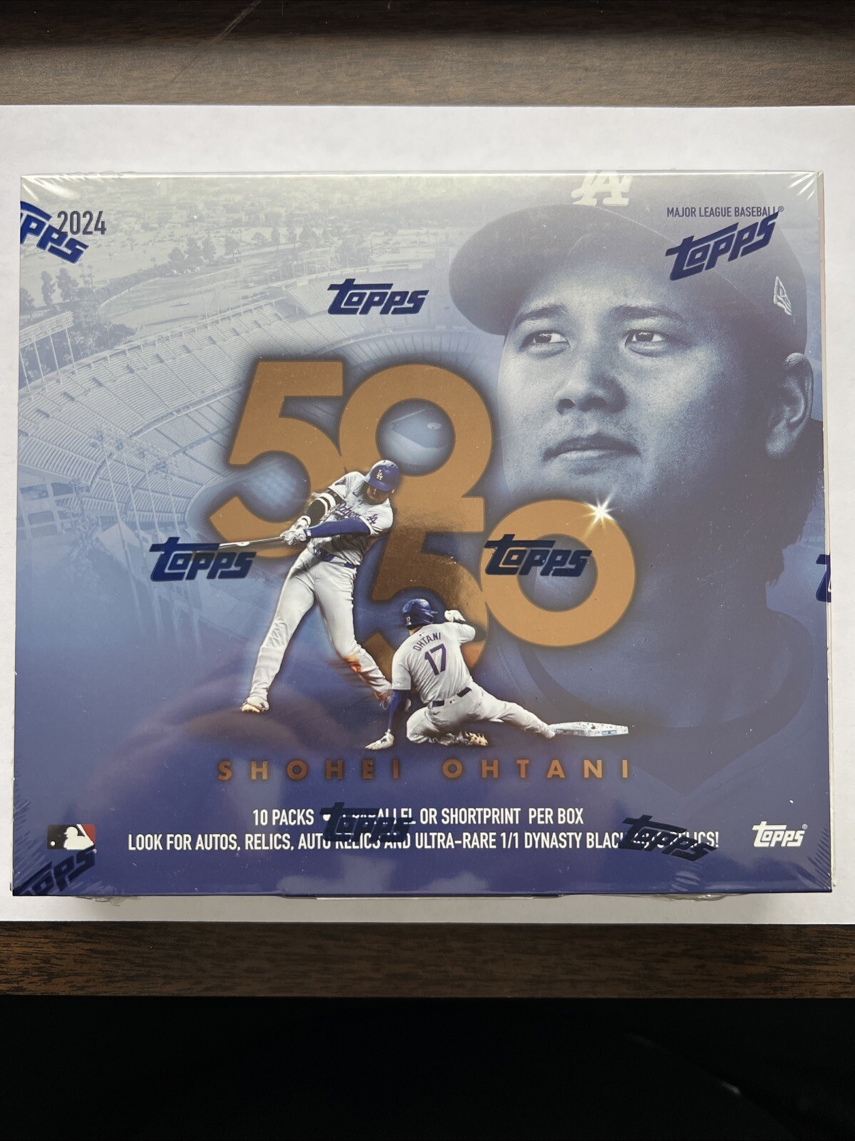 Yahoo!オークション - 2024 Topps Shohei Ohtani 50/50 Sealed 10 Pack...
