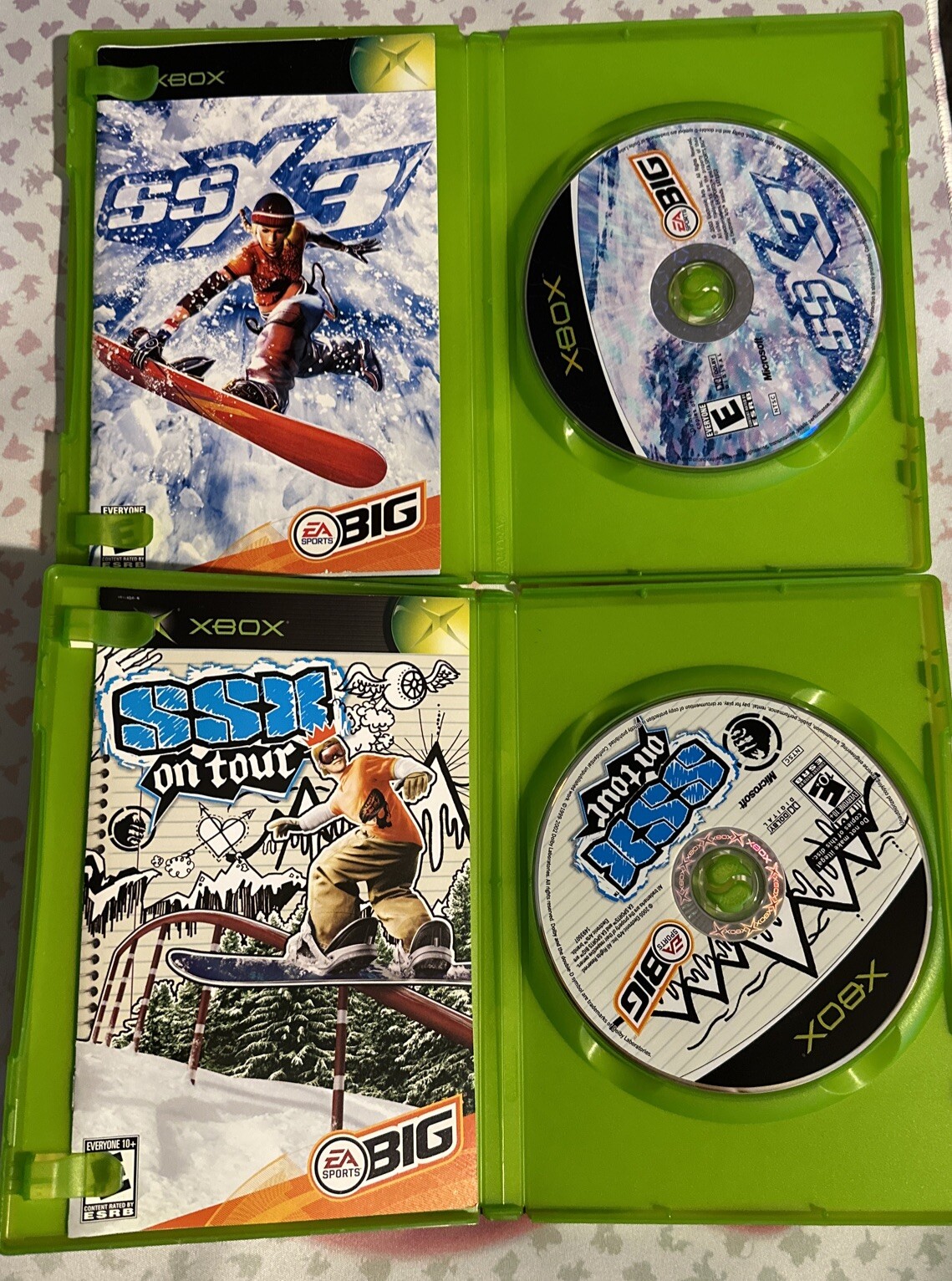 代購代標第一品牌－樂淘letao－Xbox Original Game Lot (2) SSX 3 & SSX on Tour Complete Free Shipping 海外 即決