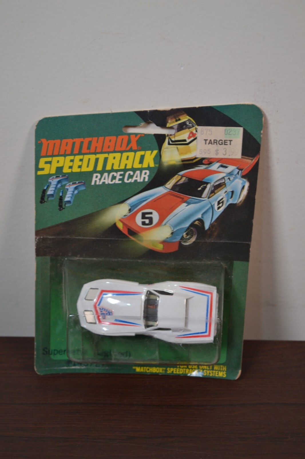 代購代標第一品牌－樂淘letao－1977 Matchbox Speedtrack HO Race Slot Car Supervette (lighted) Carded Blue #4 海外 即決