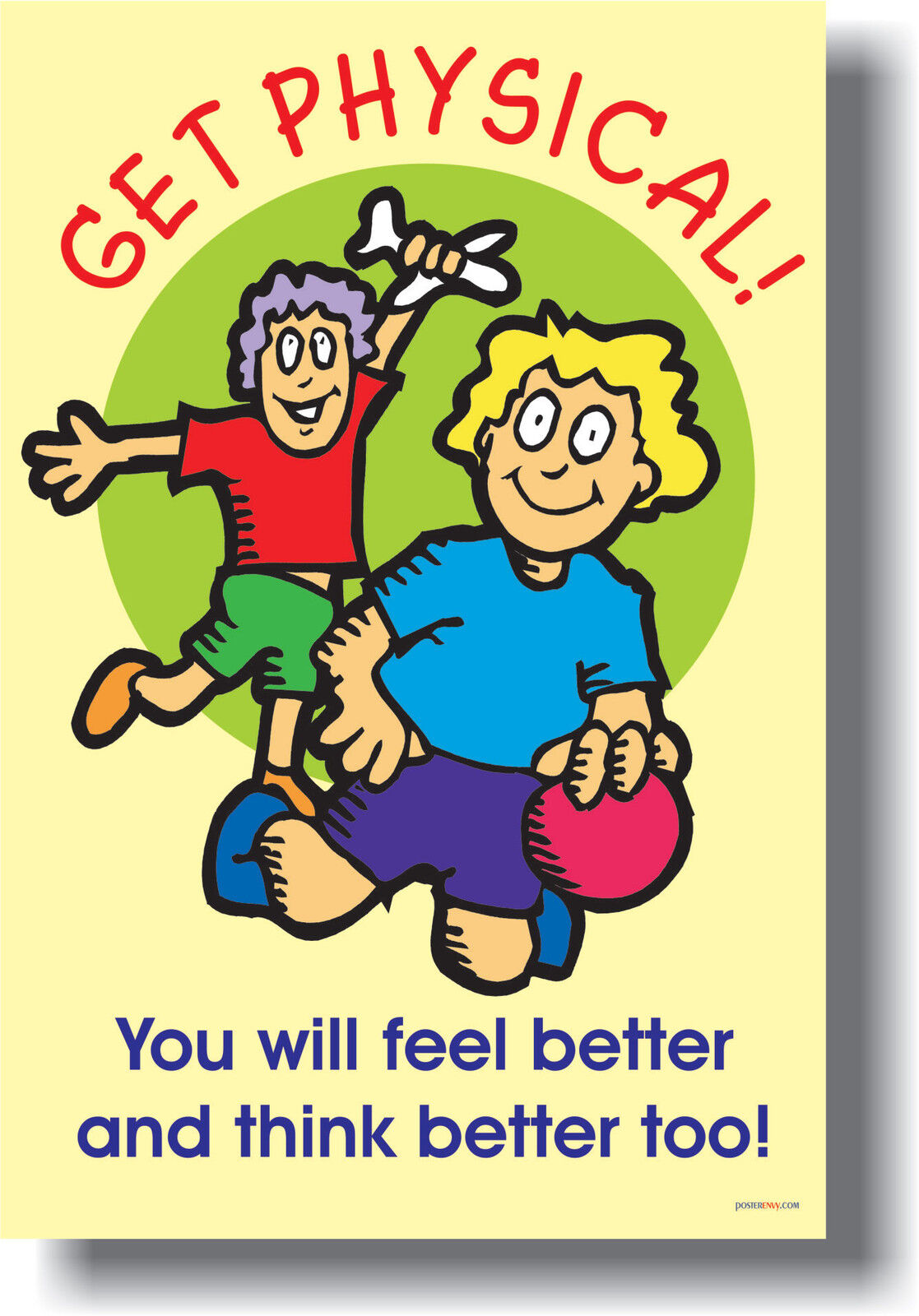 Get Physical - Health Elementary PE Classroom POSTER | eBay Get Physical - Health Elementary PE Classroom POSTER | eBay