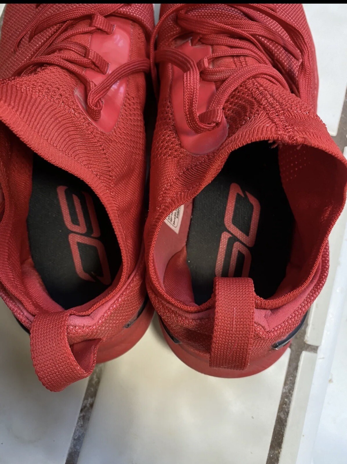 日本代購代標第一品牌【樂淘letao】－29cm(US11) - アンダーアーマー Curry 5 Fiレッド Up 2018 (No box) 海外 即決