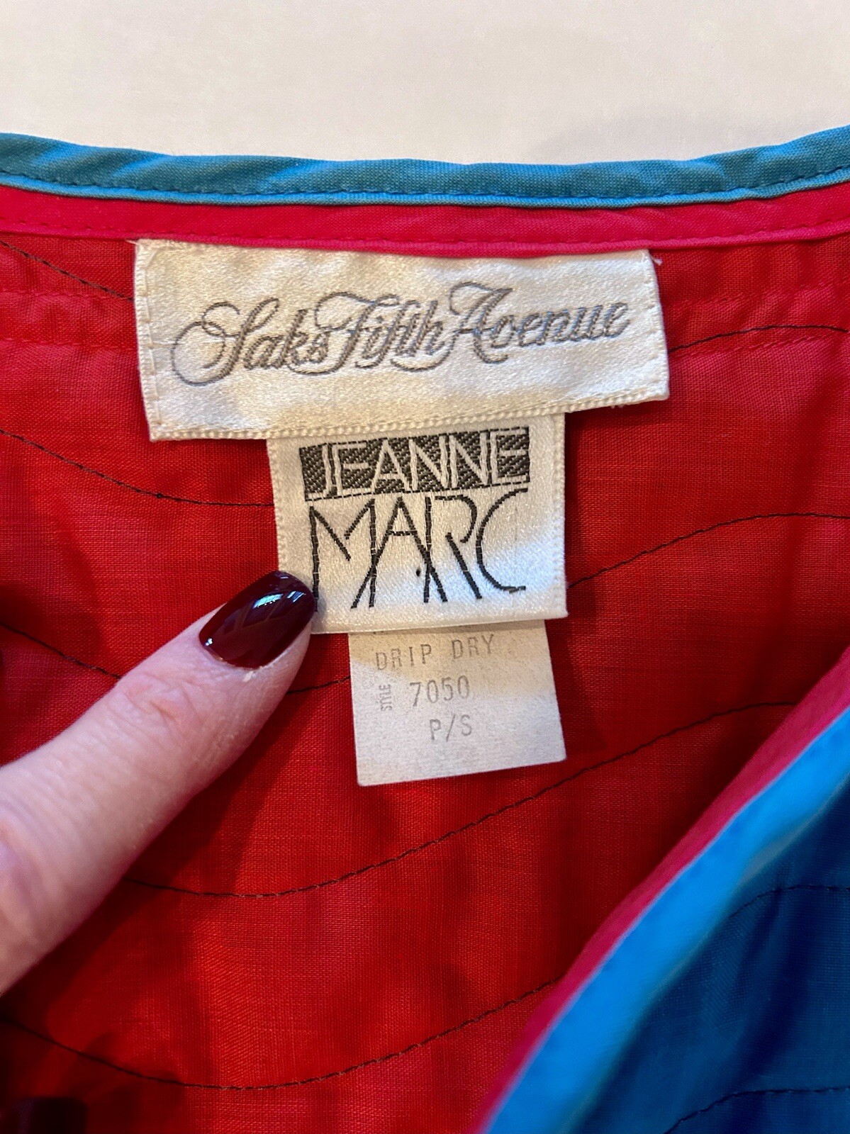 日本代購代標第一品牌【樂淘letao】－Vintage - Rare- MINT! ! Jeanne Marc Saks Fifth Avenue Quilted Vest Petite ...