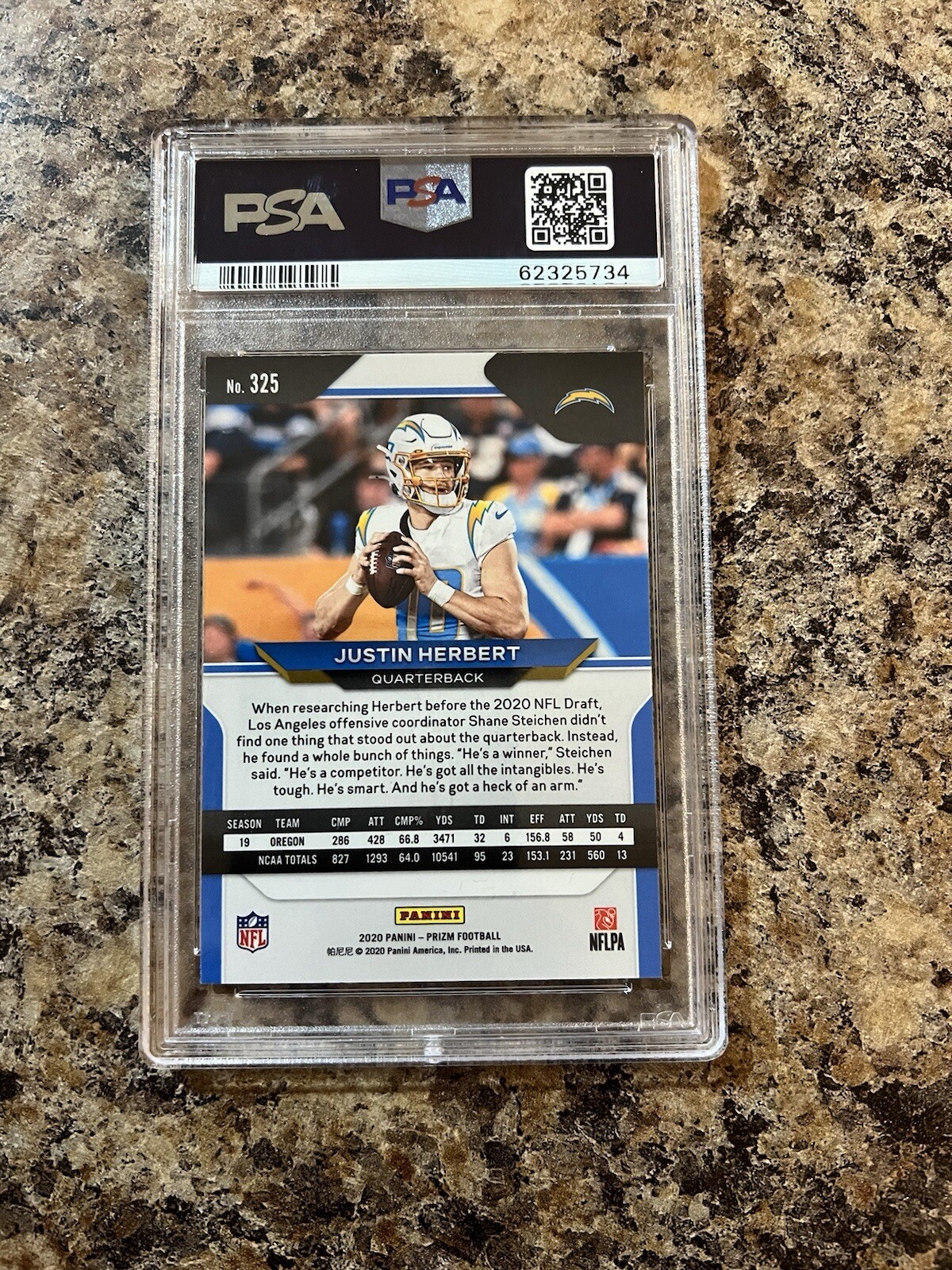 Yahoo!オークション - 2020 Prizm Justin Hebert Negative SP Psa 9 海...