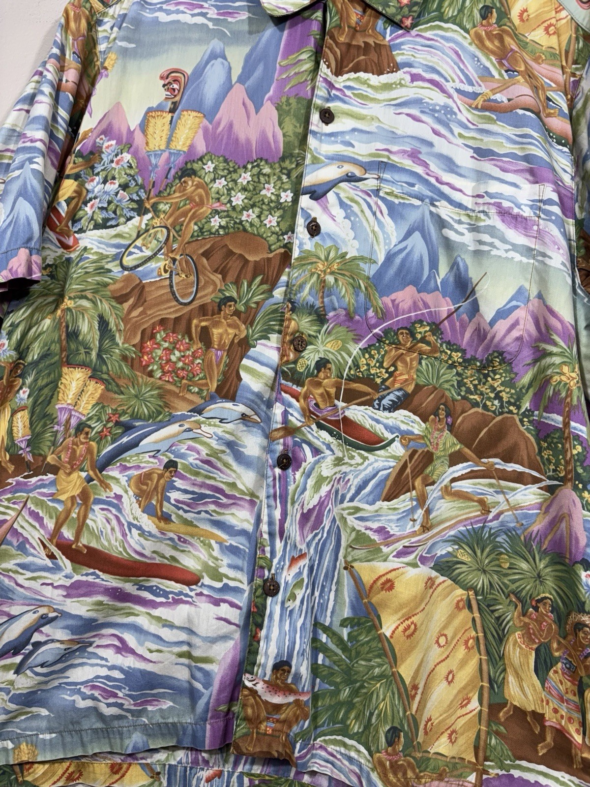 【樂淘letao】日本代購代標第一品牌－Vintage Patagonia Pataloha 1994 Button Up Hawaiian Tiki Shirt - M 海外 即決