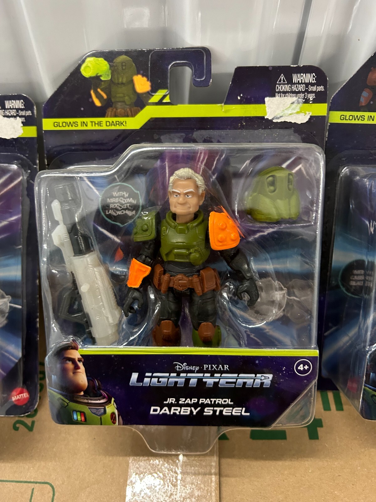 日本代購代標第一品牌【樂淘letao】－Lot of 3 Disney PIXAR Glows in the Dark, Buzz Lightyear, Darby Steel, Izzy ...