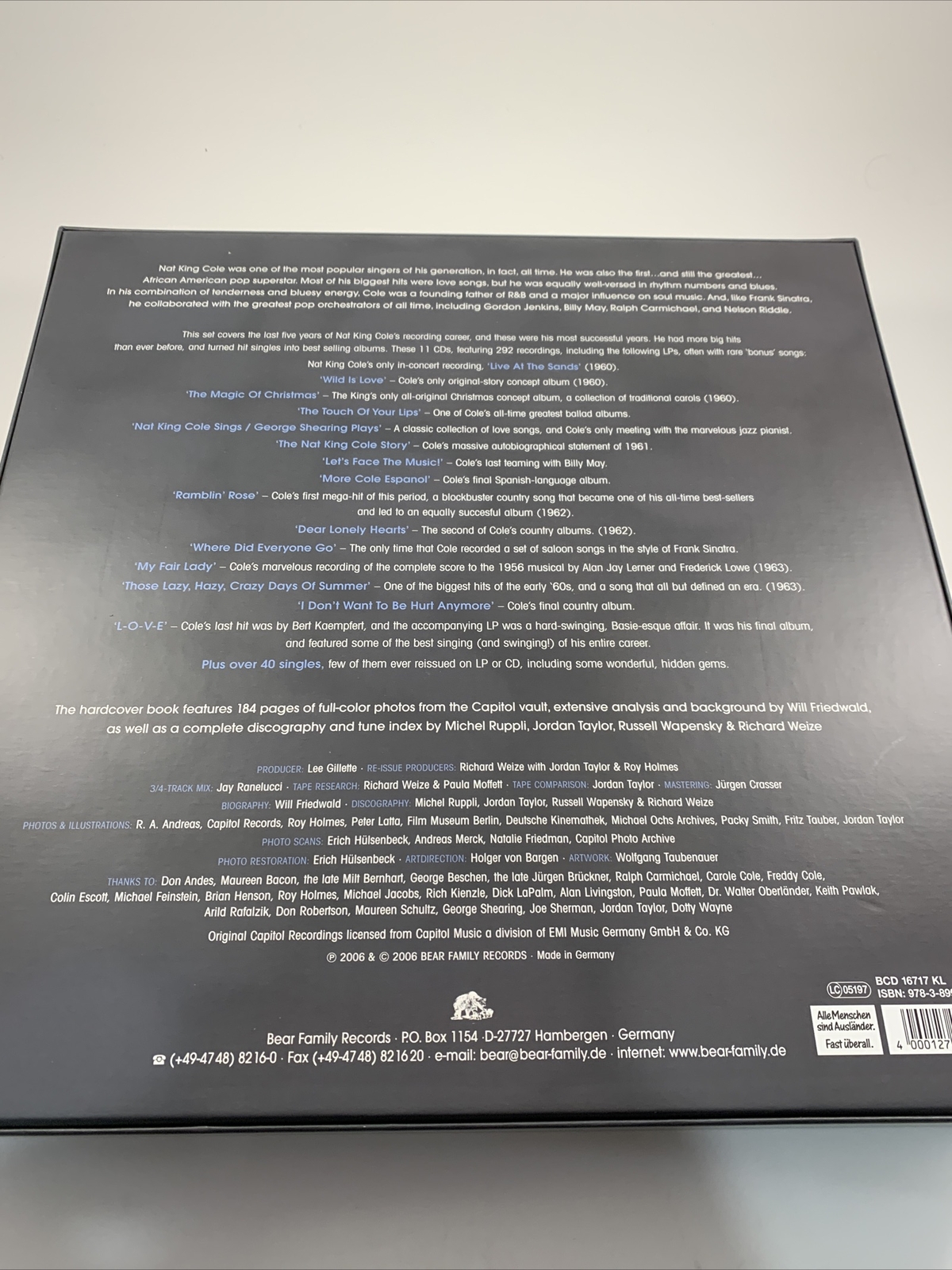 代購代標第一品牌－樂淘letao－Nat King Cole L-O-V-E Complete Capitol Recordings 1960-1964 11 CD Set Bear ...