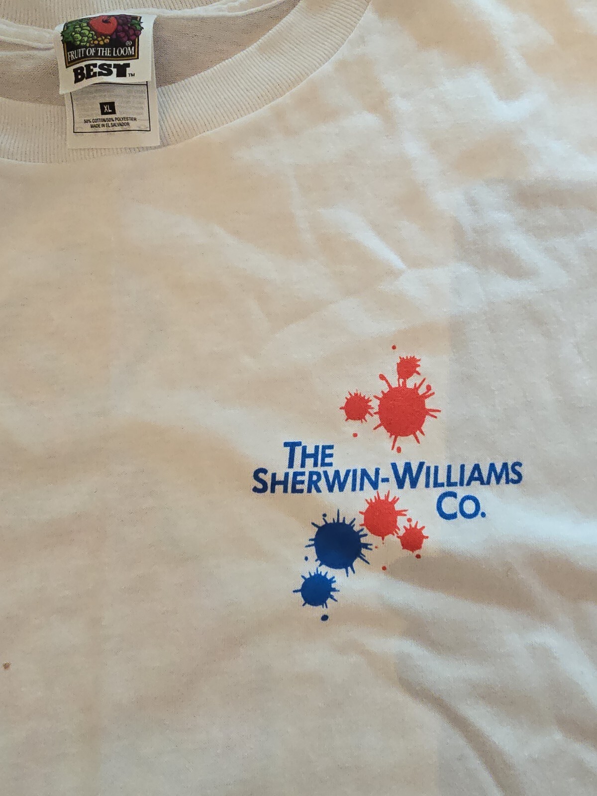 日本代購代標第一品牌【樂淘letao】－Vtg Sherwin Williams Paints T Shirt XL Cover The Earth 海外 即決