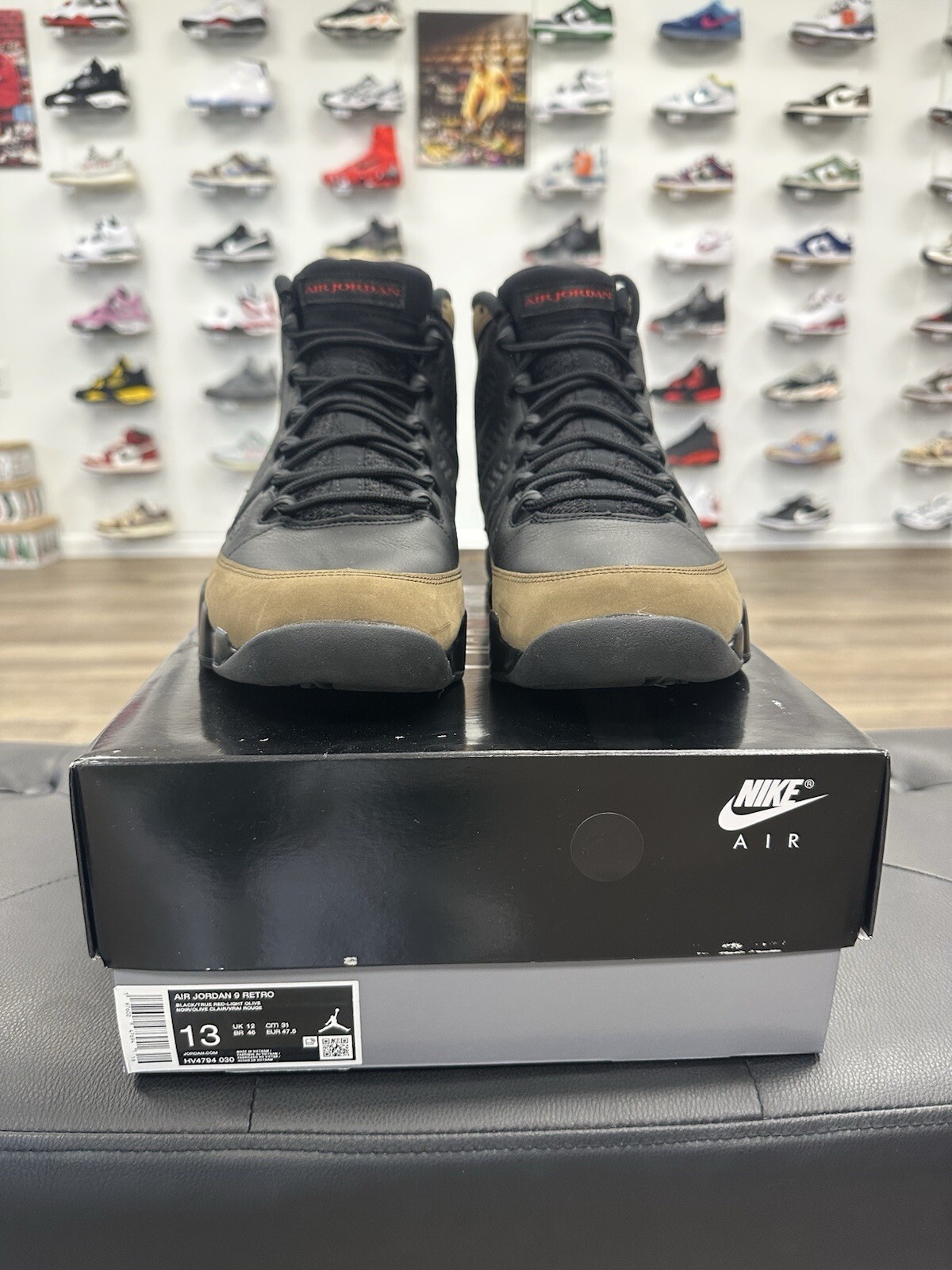 日本代購代標第一品牌【樂淘letao】－31cm(US13) - エアジョーダン 9 Retro 2024 Olive 海外 即決