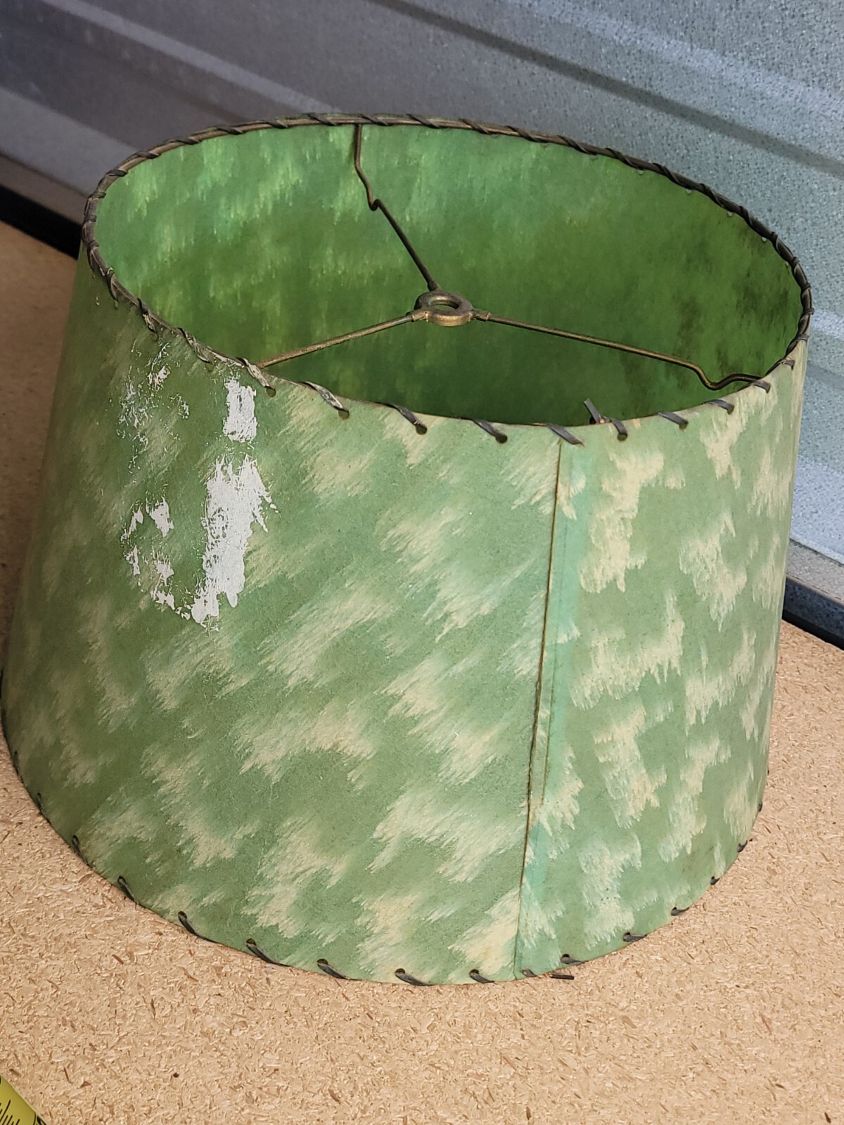 代購代標第一品牌－樂淘letao－vintage green fiberglass shade mcm mid century art deco lamp shade 海外 即決