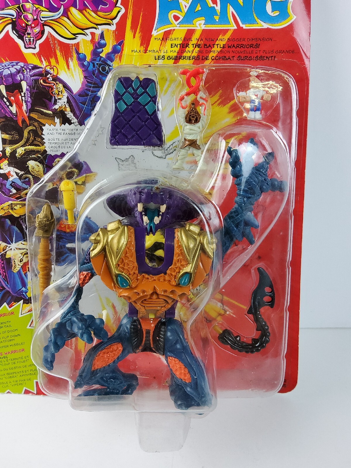 日本代購代標第一品牌【樂淘letao】－1994 Mighty Max Battle Warriors Bluebird Toy Fang Vintage Figure Set NEW 海外 即決
