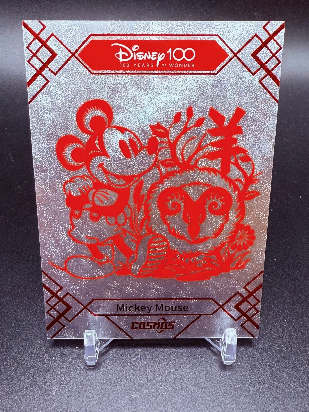 日本代購代標第一品牌【樂淘letao】－Disney 100 Kakawow Cosmos PAPER CUT Mickey Mouse GOAT FOIL SP CDQ-JZ-08 ...