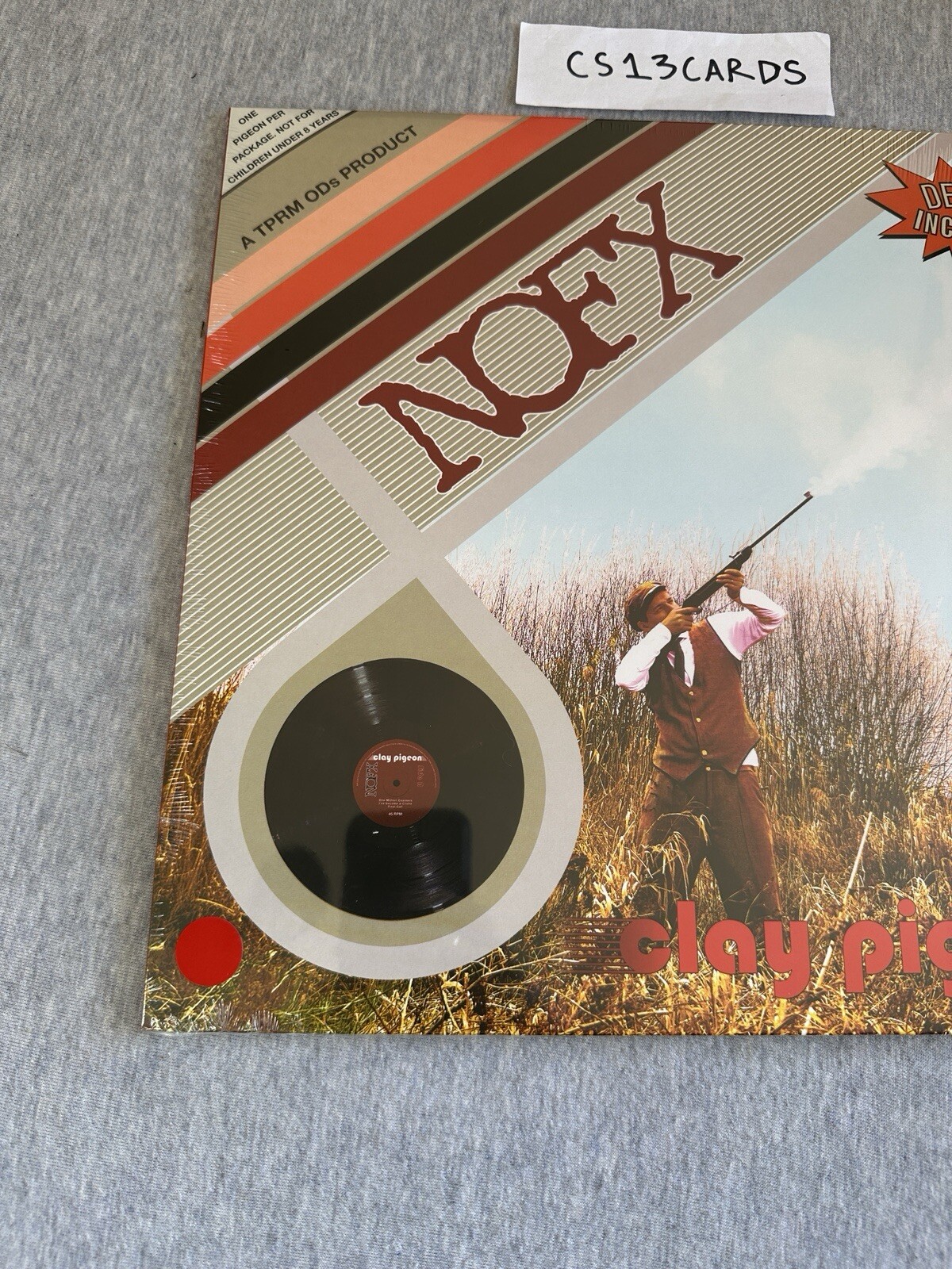 日本代購代標第一品牌【樂淘letao】－NOFX - Clay Pigeon LP レッド / Smoke バイナル Brand New 新品未開封 Punk ロック Museum LE 海外 即決