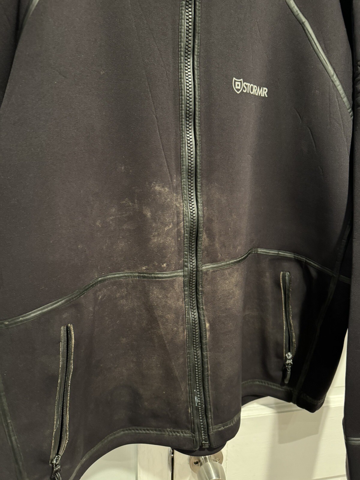 代購代標第一品牌－樂淘letao－Stormr 2XL XXL Full Zip Hoodie Black 2mm Neoprene (Stained) 海外 即決